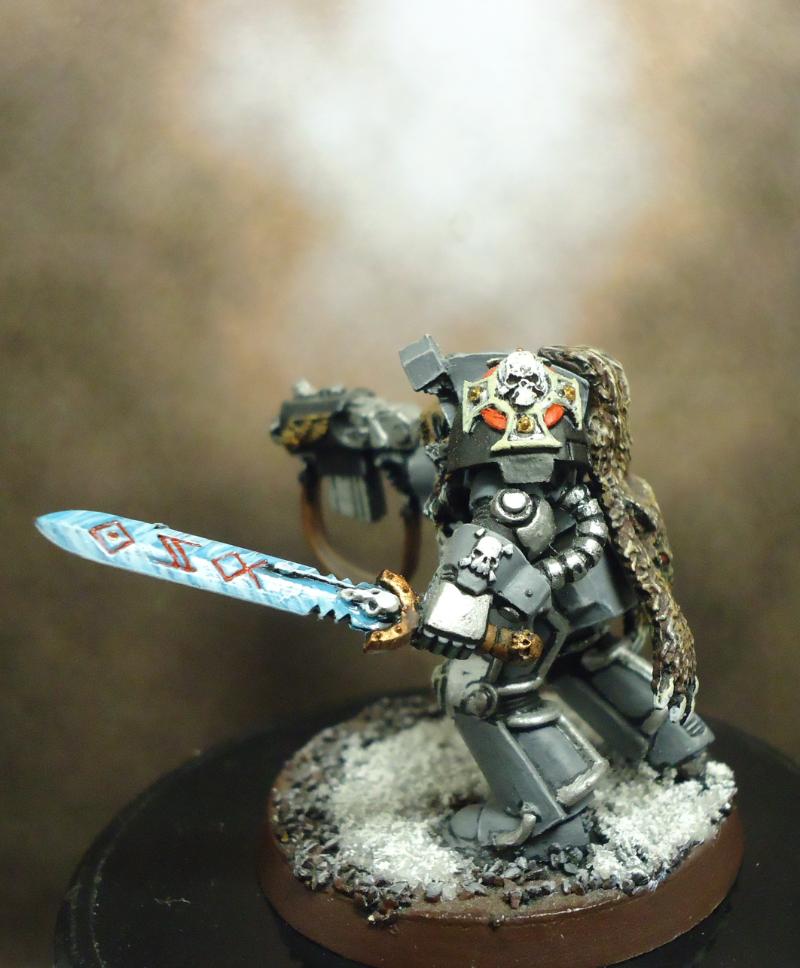 Conversion, Frost Blade, Space Marines, Space Wolves, Terminator Armor ...