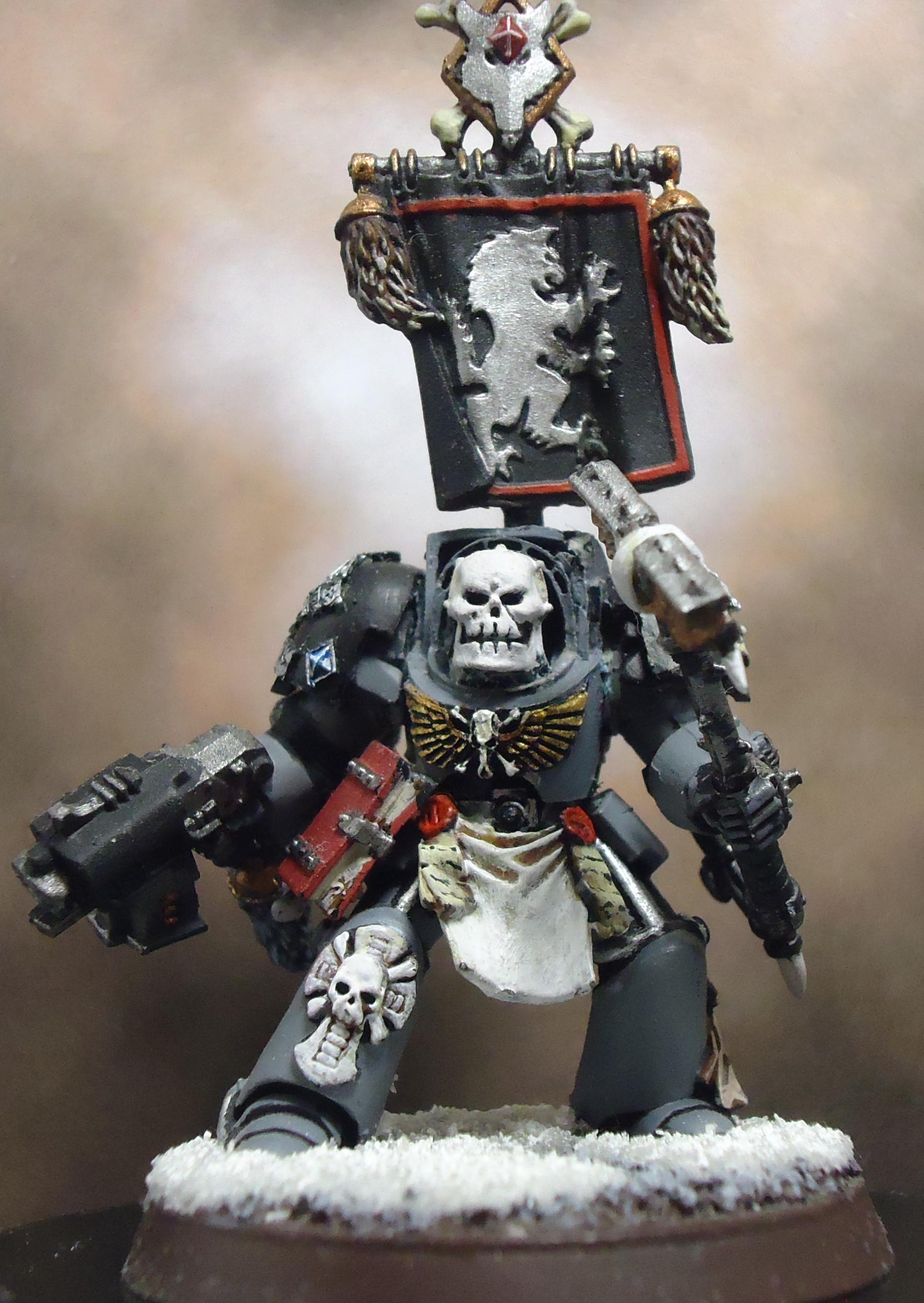 Conversion, Space Marines, Space Wolves, Terminator Armor, Wolf Priest ...