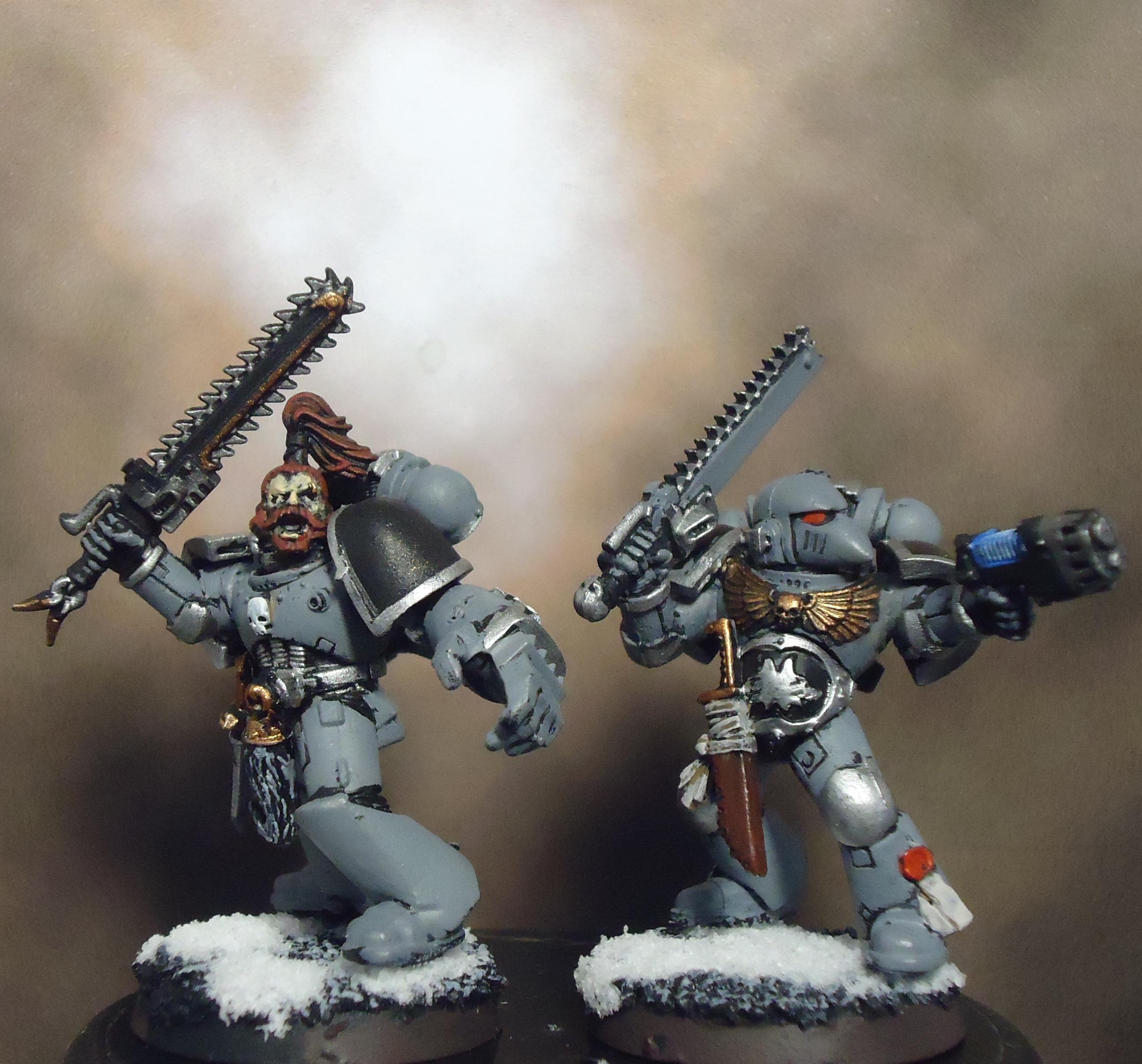 Grey Hunters, Plasma Pistol, Power Armor, Power Fist, Space Marines ...