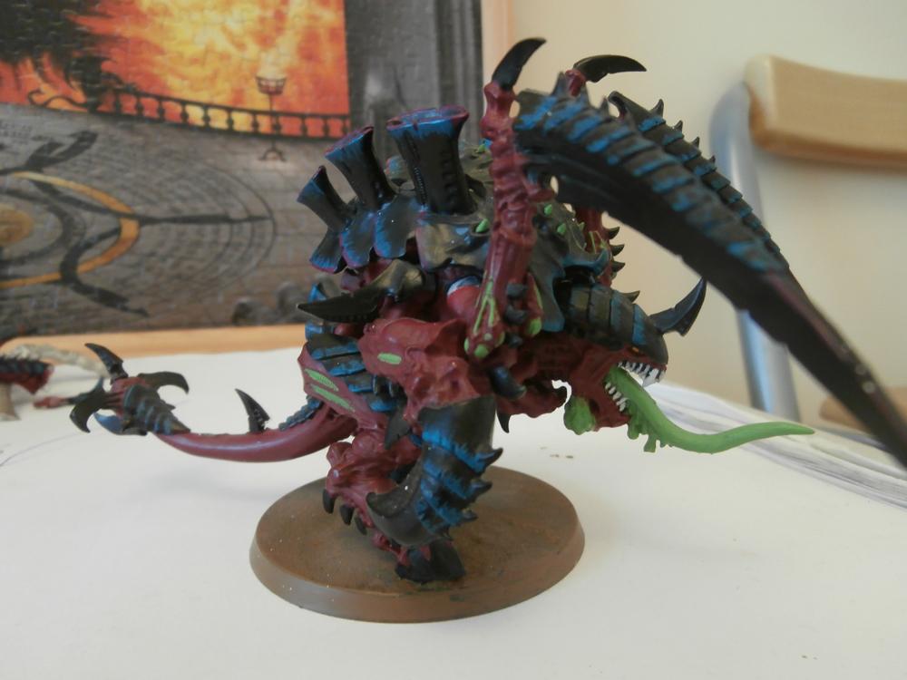 My old carnifex, just to show you how the old paint scheme I had looked ...