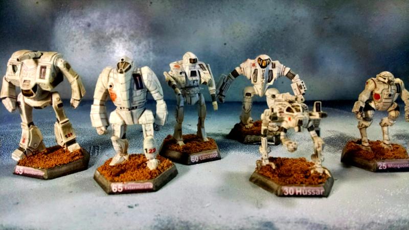 Battletech, Bombardier, Exterminator, Grim Reaper, Hussar, Lancelot ...