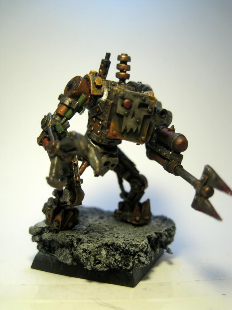 Boss, Clanking Destroyer, Kromlech, Mecha, Orks, Rust, Weathered - Ork ...
