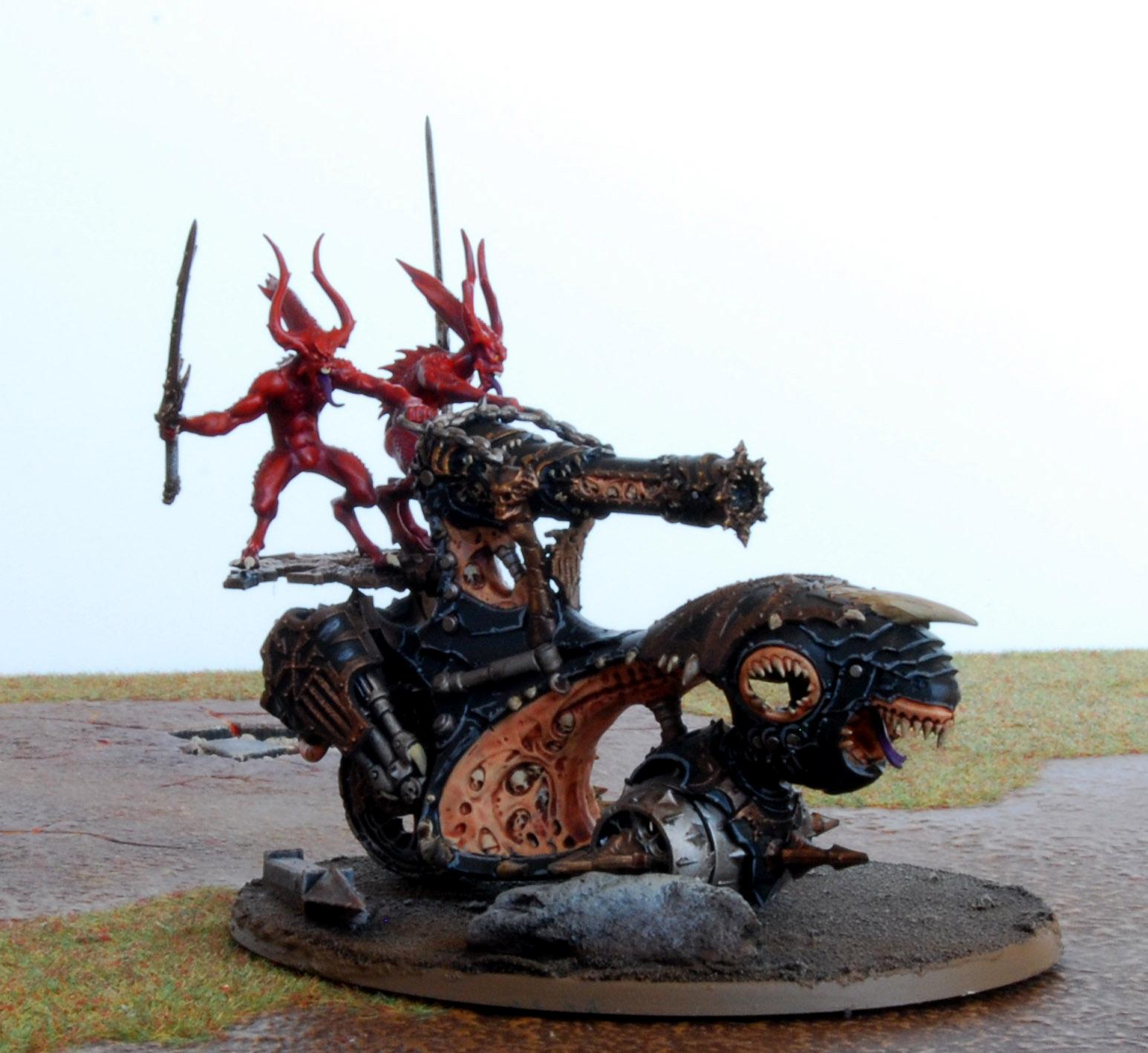 Skull cannon of Khorne (magnetized for Herald of Blood throne of Khorne ...