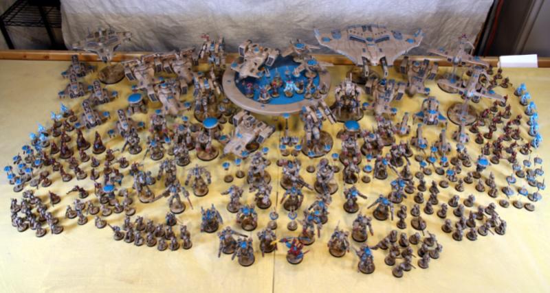 Army, Bork'an, Shot, Tabletop, Tau, Warhammer 40,000 - Redbeard's Bork ...