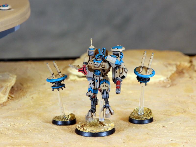 Army, Bork'an, Commander, Conversion, Tau, Warhammer 40,000, Xv-8 ...