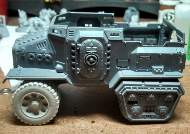 Half-track, Imperial Guard, Taurox, Wheeled - Taurox Conversion WIP ...