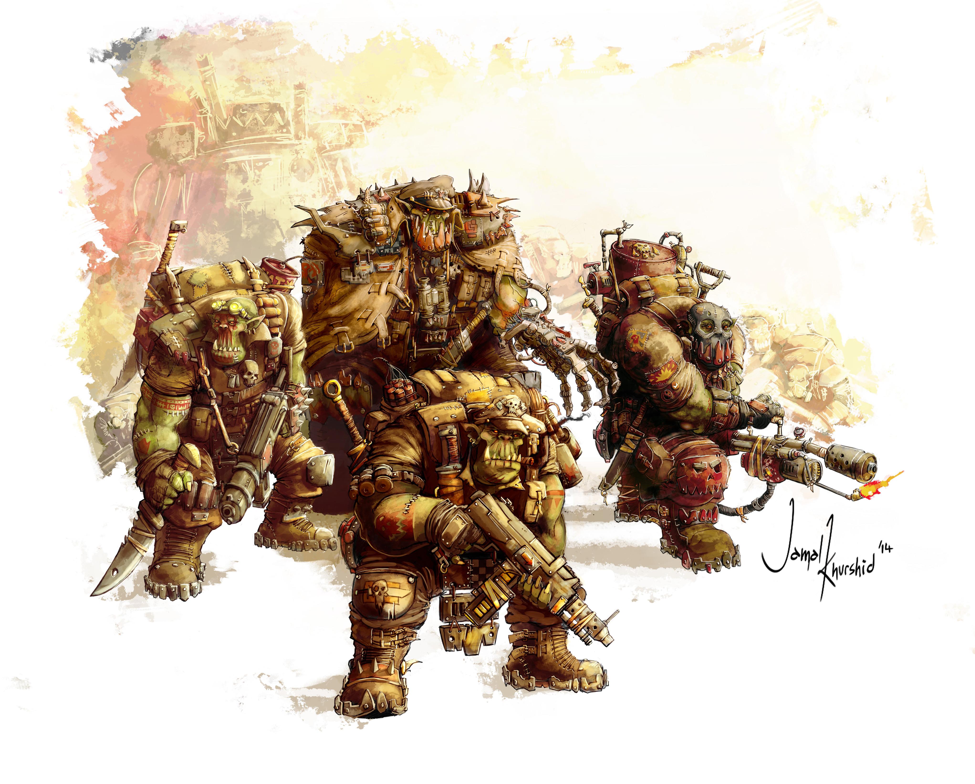 Kommando%27s Ork, Kommando's Ork, Orks Kommandos, Warhammer 40,000 ...