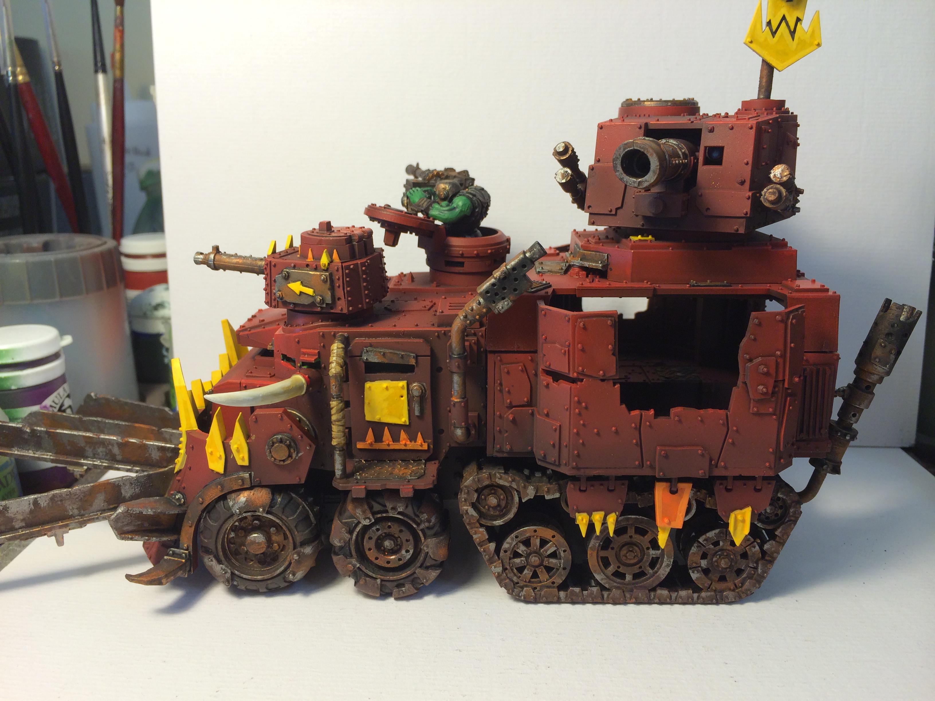 Battlewagons, Orks, Red, Rust, Spikes, Vardenv2, Waagh! - Gallery ...