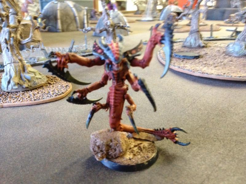 Kitbash, Ravener, Red Terror, Tyranids - Kit bashed Red Terror (front ...