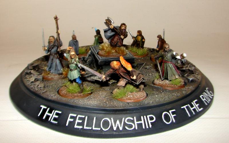 Diorama, Fellowship, Hobbit, Lord Of The Rings - LOTR Fellowship ...