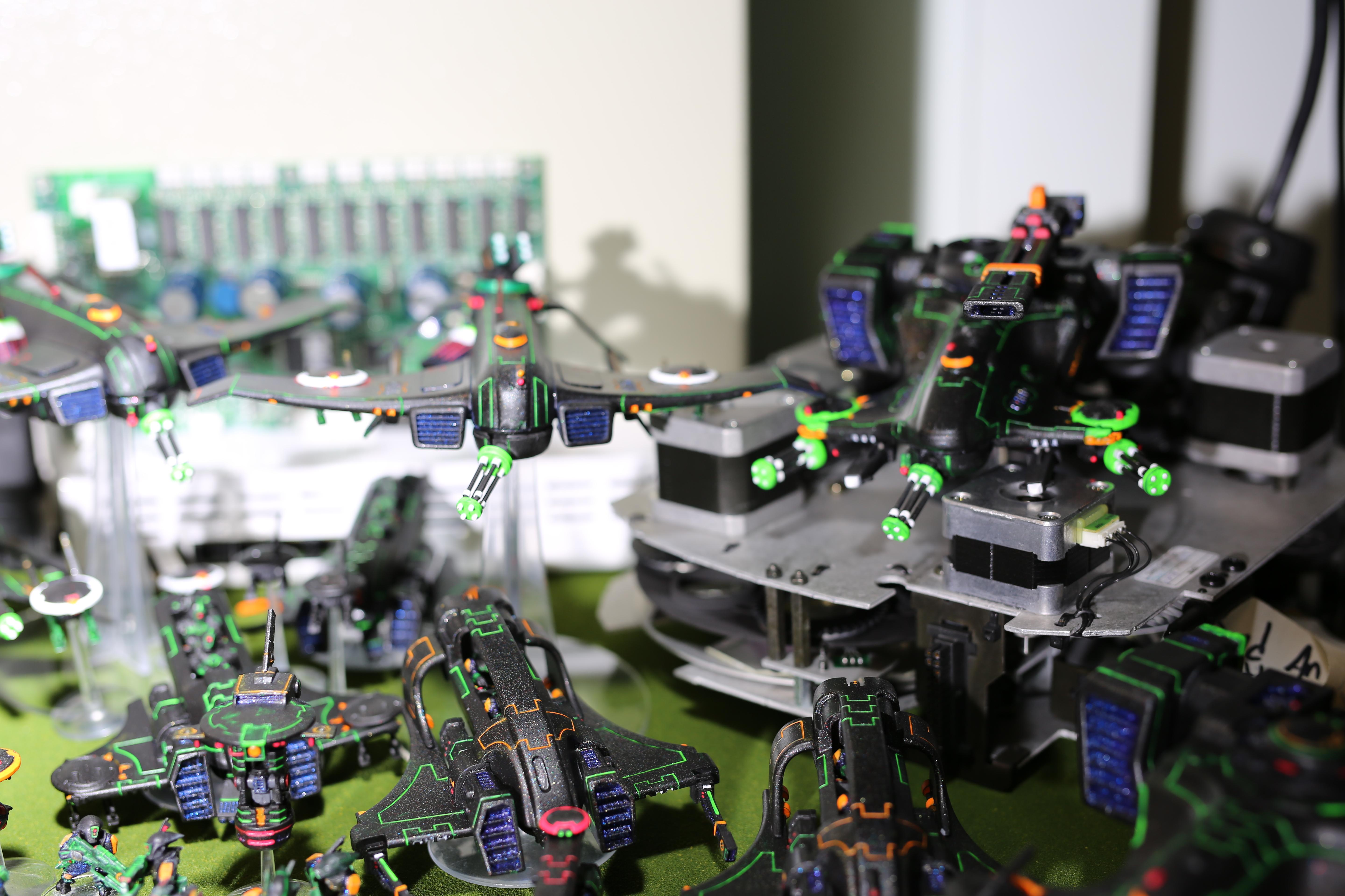 Ke'lshan, Neon, Tau, Tron, Uv - BURST CANNONS - Gallery - DakkaDakka