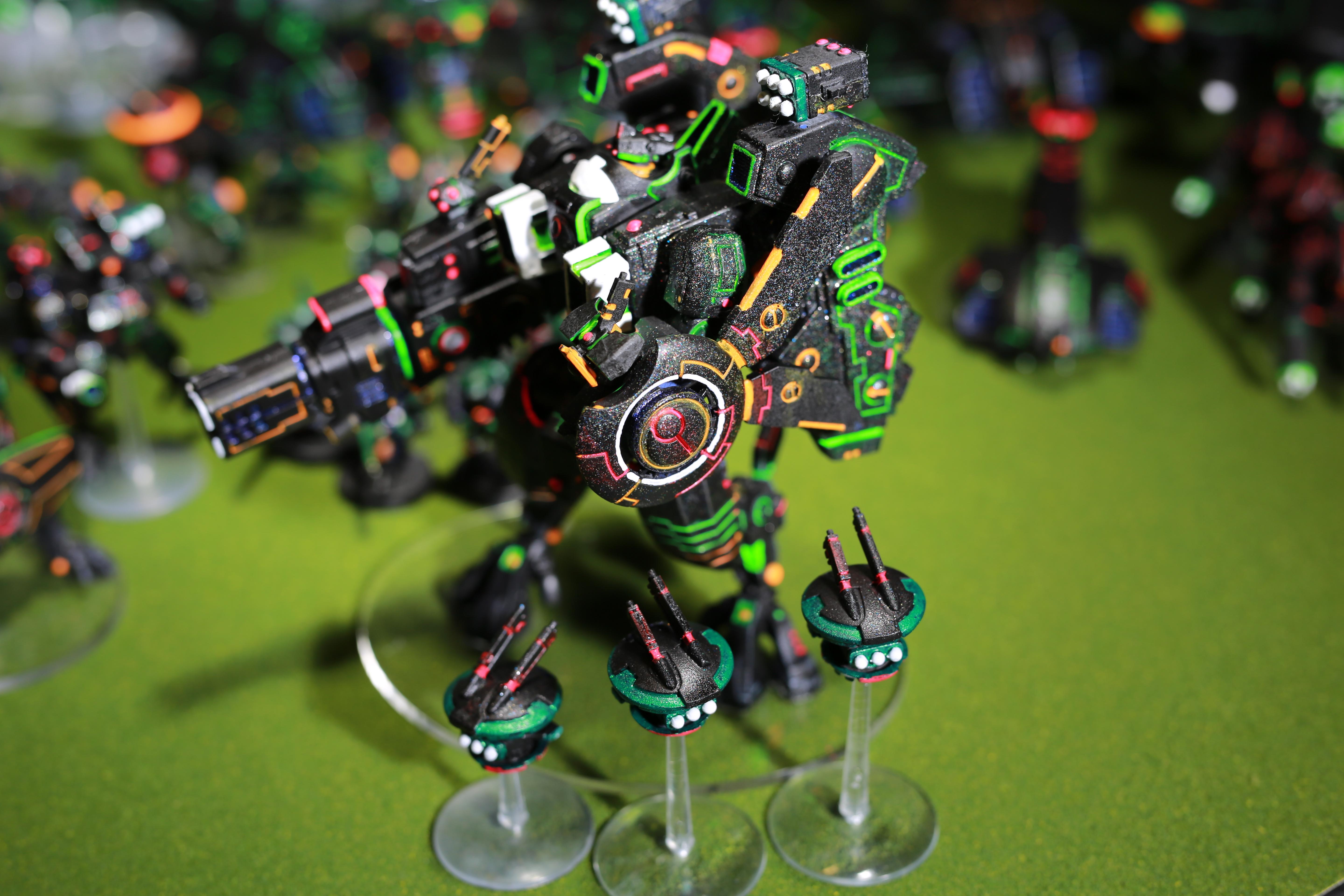 Acrylic, Army, Ke'lshan, Neon, Tau, Tron - RIPTIDE 3 - Gallery - DakkaDakka