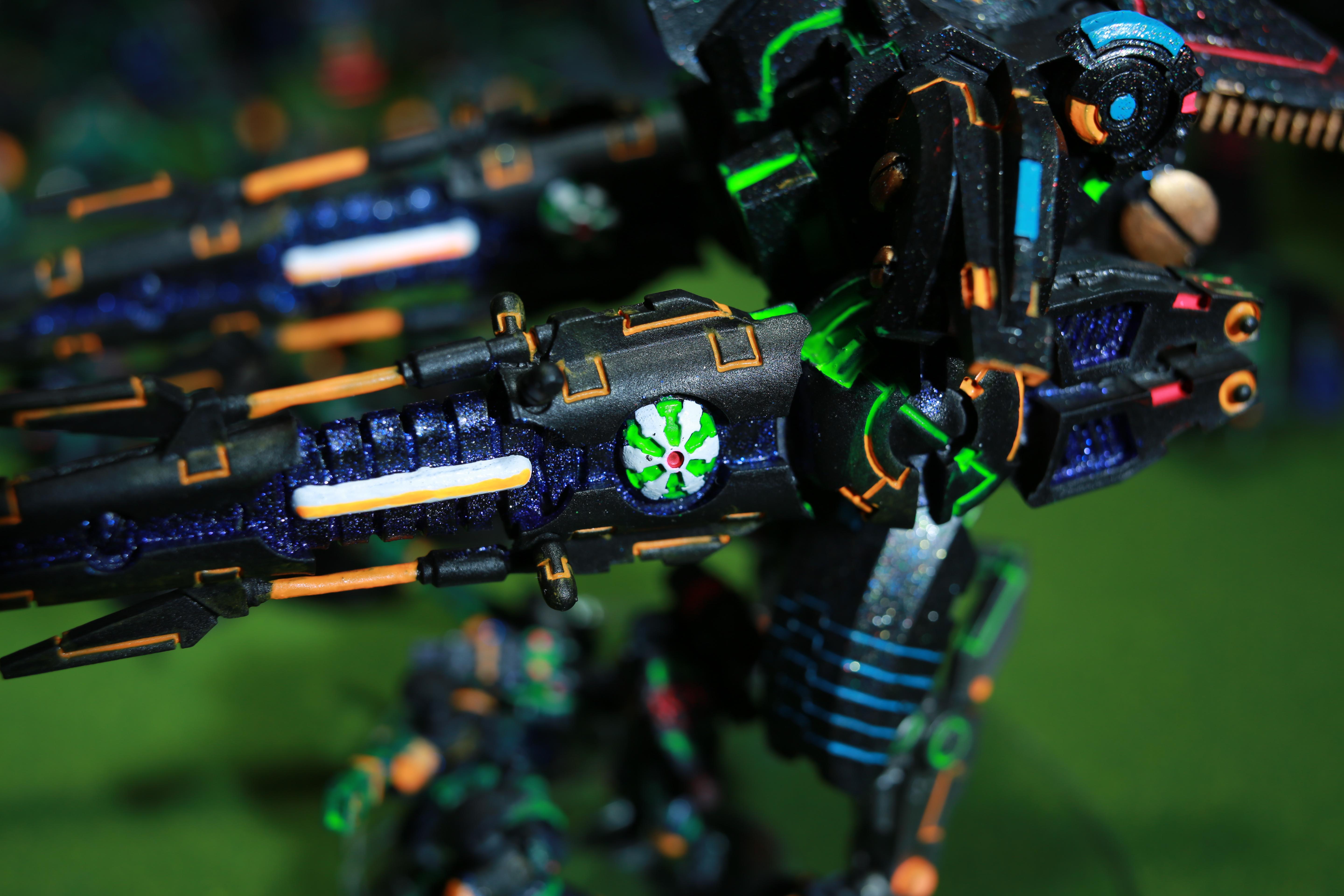 Acrylic, Army, Ke'lshan, Neon, Tau, Tron - R'VARNA 2 - Gallery - DakkaDakka