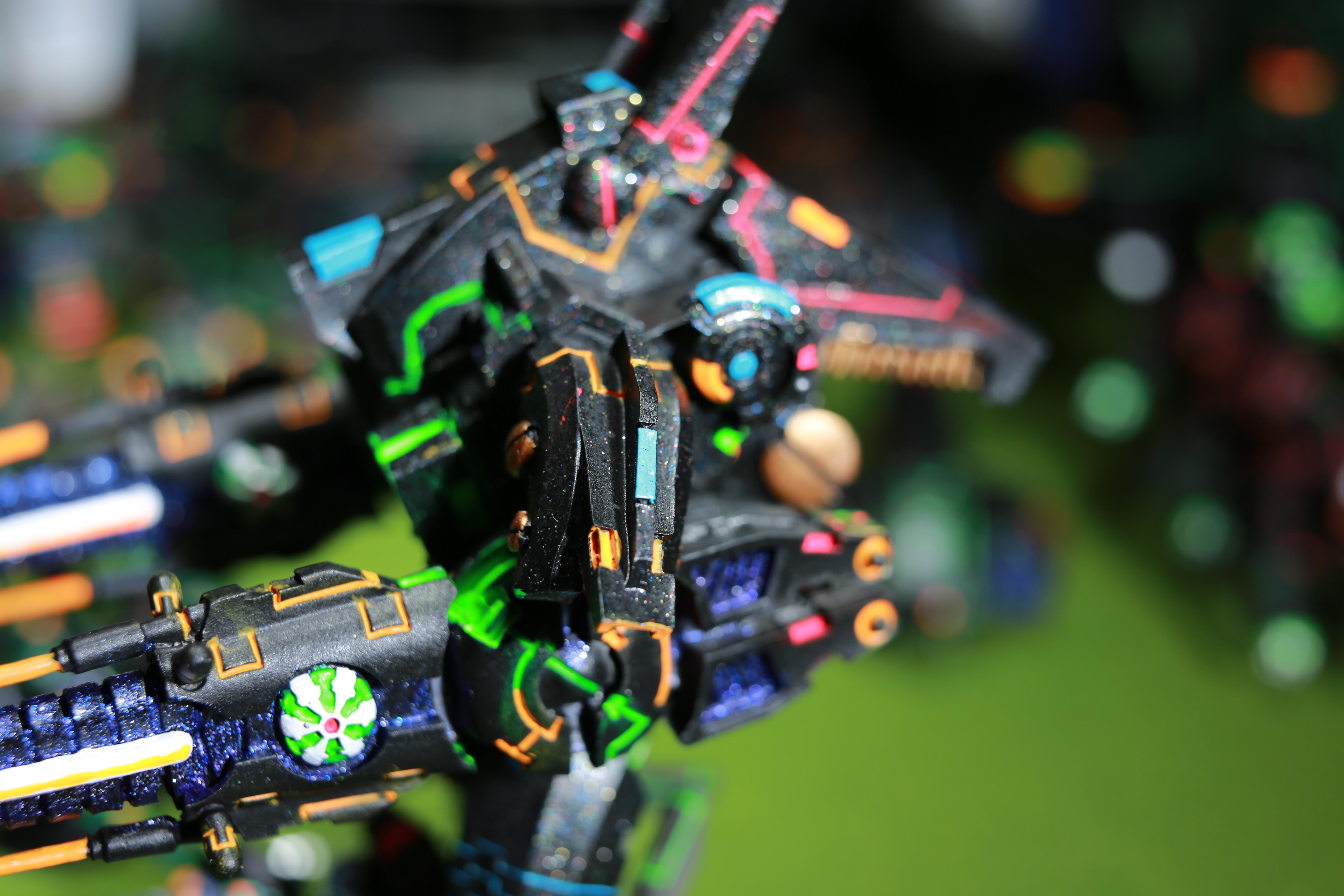Acrylic, Army, Ke'lshan, Neon, Tau, Tron - R'VARNA 3 - Gallery - DakkaDakka