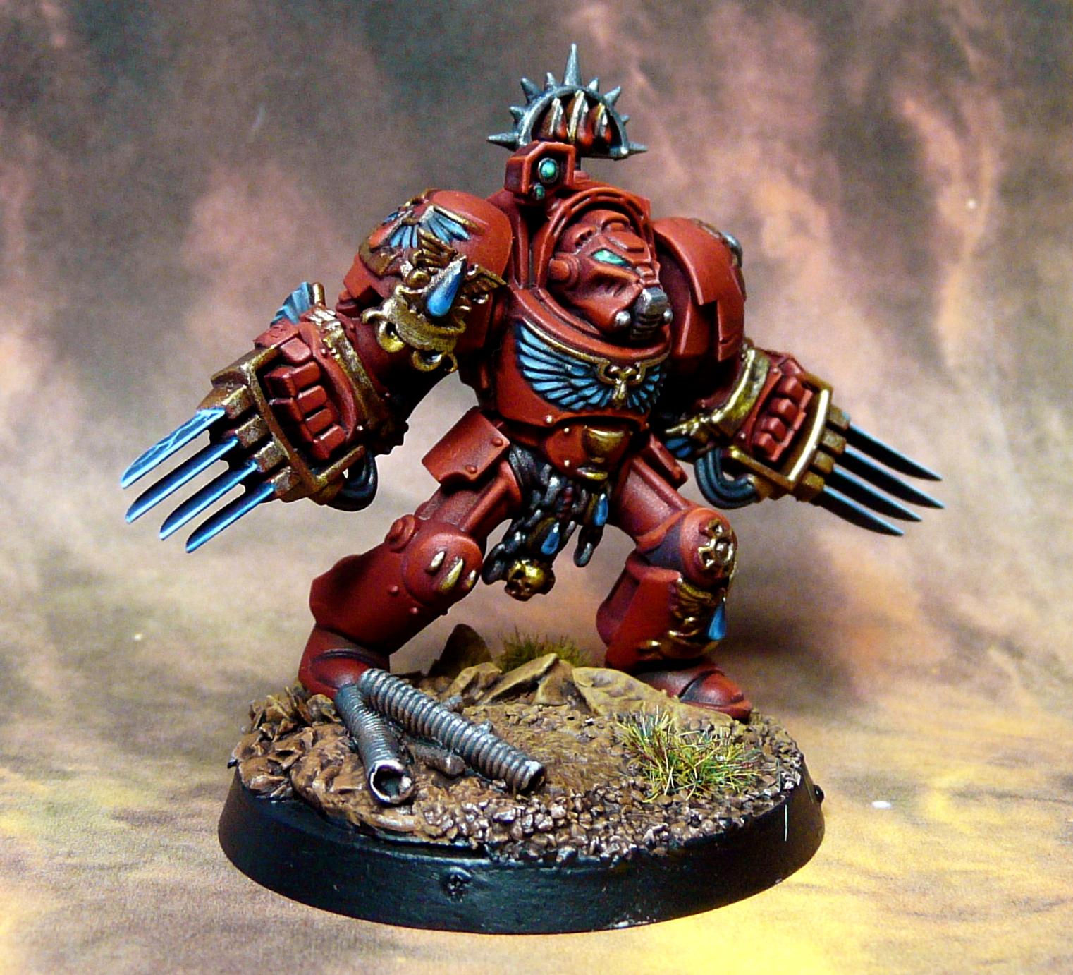 Blood Angels, Space Marines - blood angel with lightning claws ...