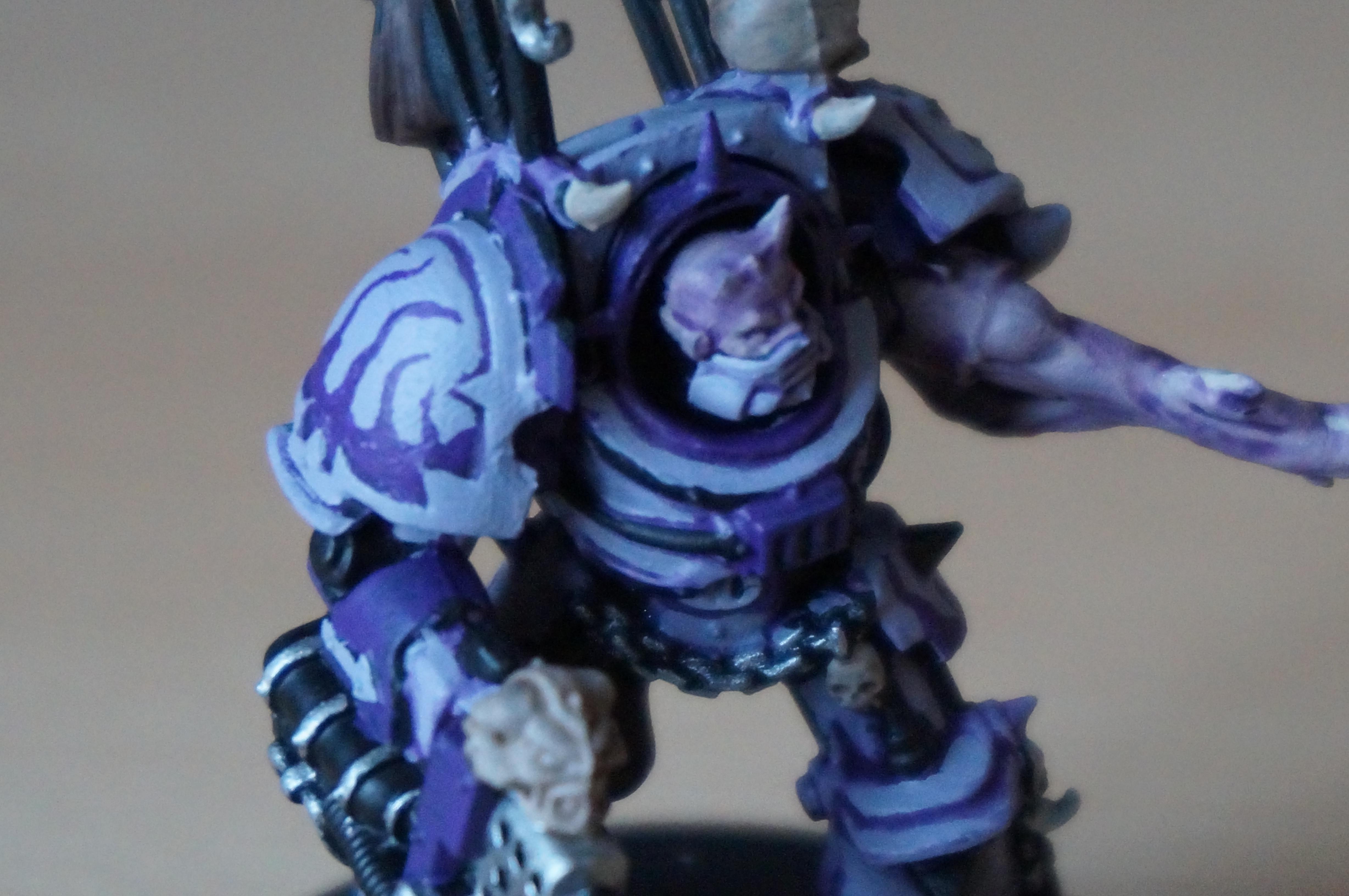 Chaos, Terminator Armor, Work In Progress - Flawless Host close-up ...