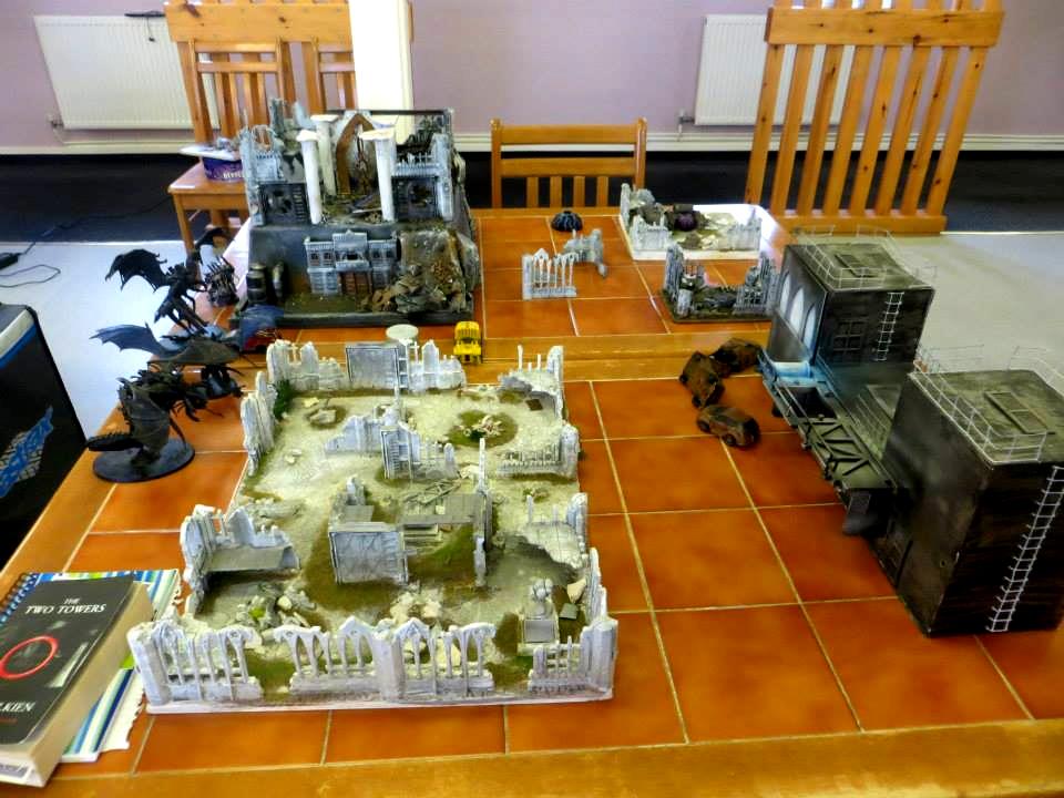 Army, Battle, Blood Axe, Conversion, Custom, Game Table, Orks, Scratch ...