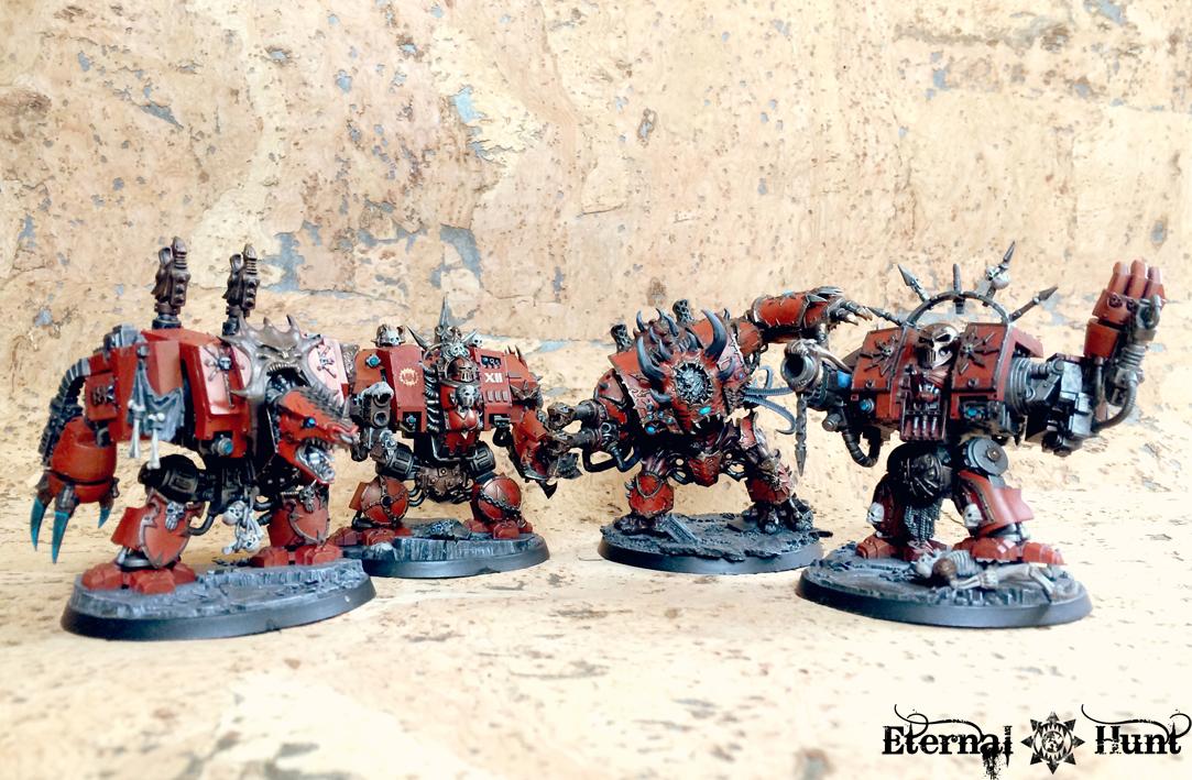Chaos, Chaos Space Marines, Conversion, Dreadnought, Helbrute, Khorne ...