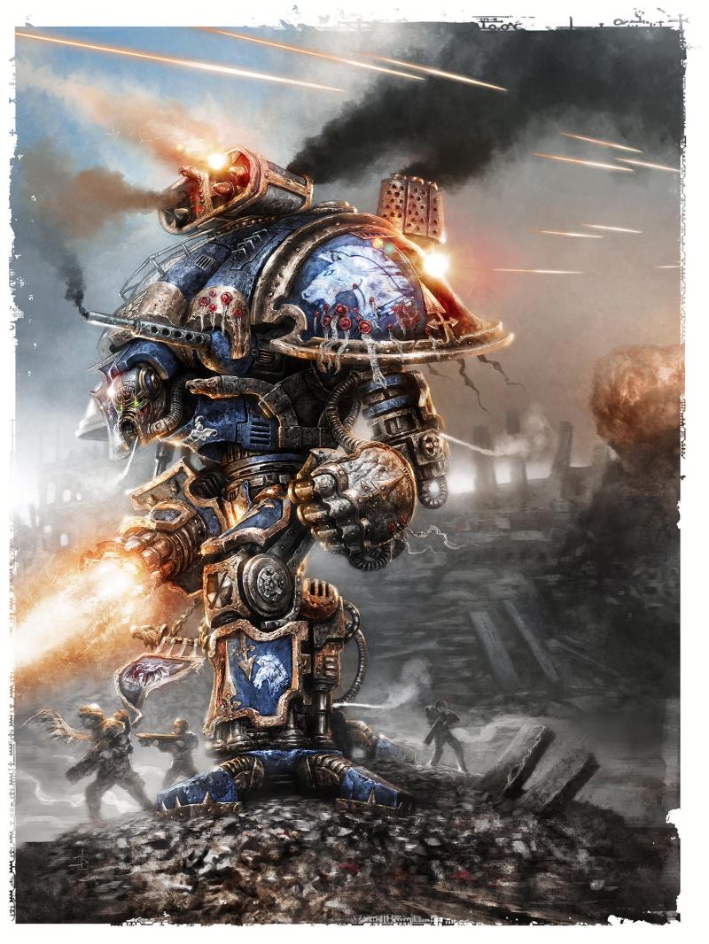 Artwork, Imperial Knight, Warhammer 40,000 - Gallery - DakkaDakka