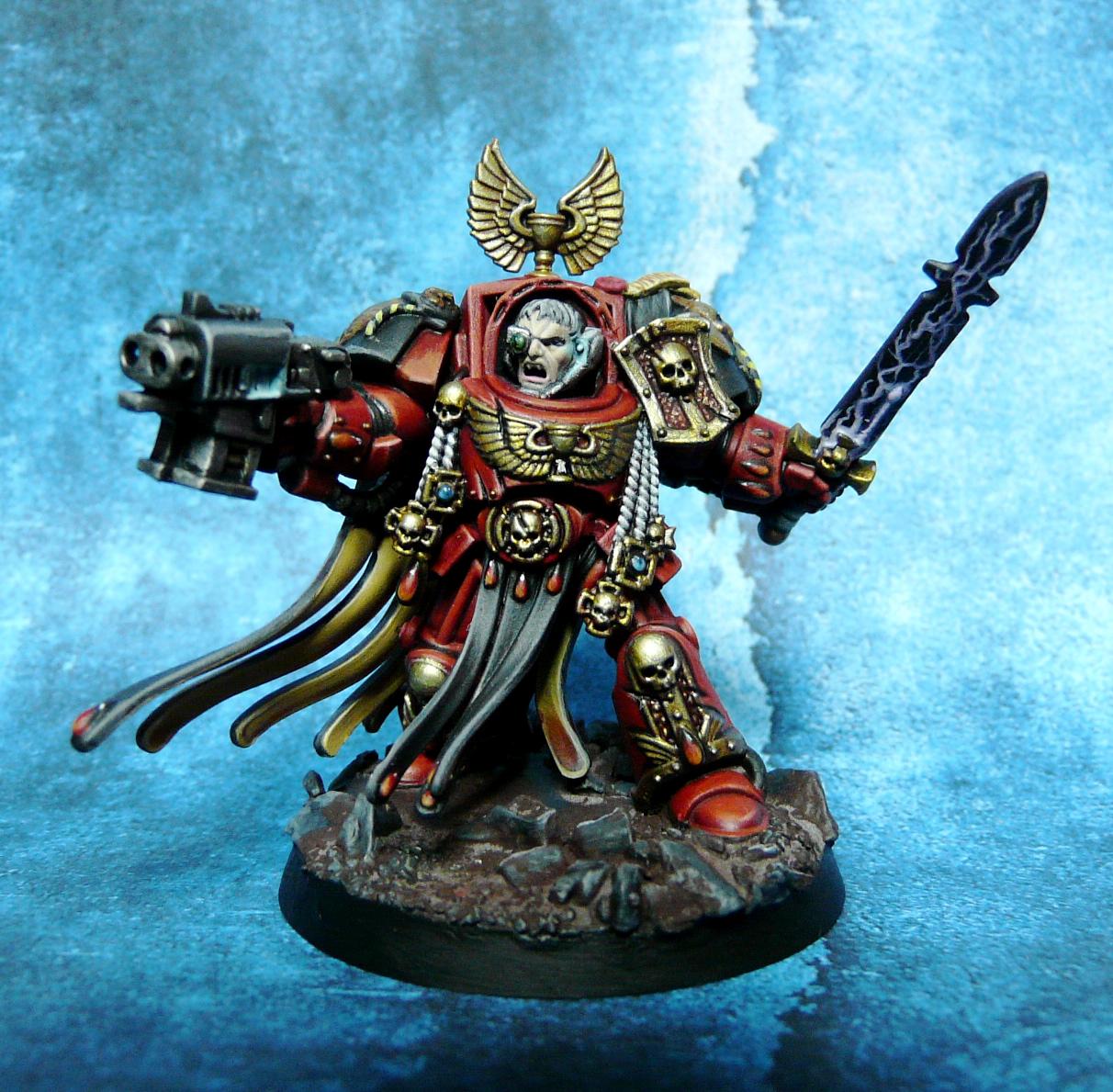 Blood Angels, Captain, Space Marines, Terminator Armor, Warhammer ...