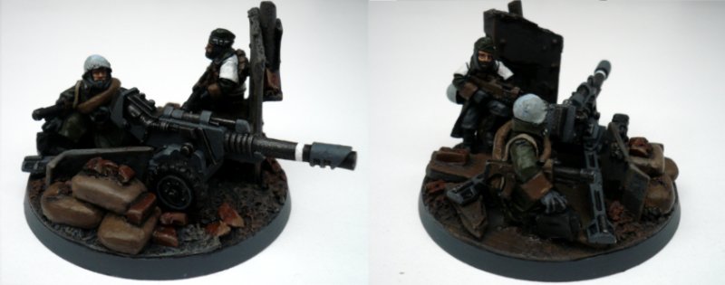 Astra Militarum, Heavy Weapons Team, Imperial Guard, Lascannon ...