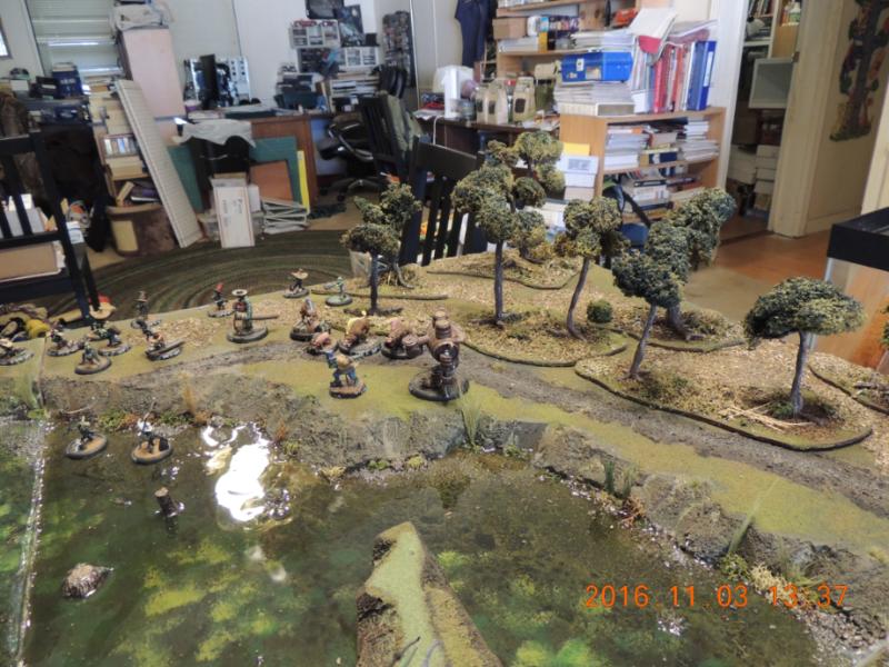 Board, Swamp, Terrain - View of Swamp Terrain Board (Finished ...