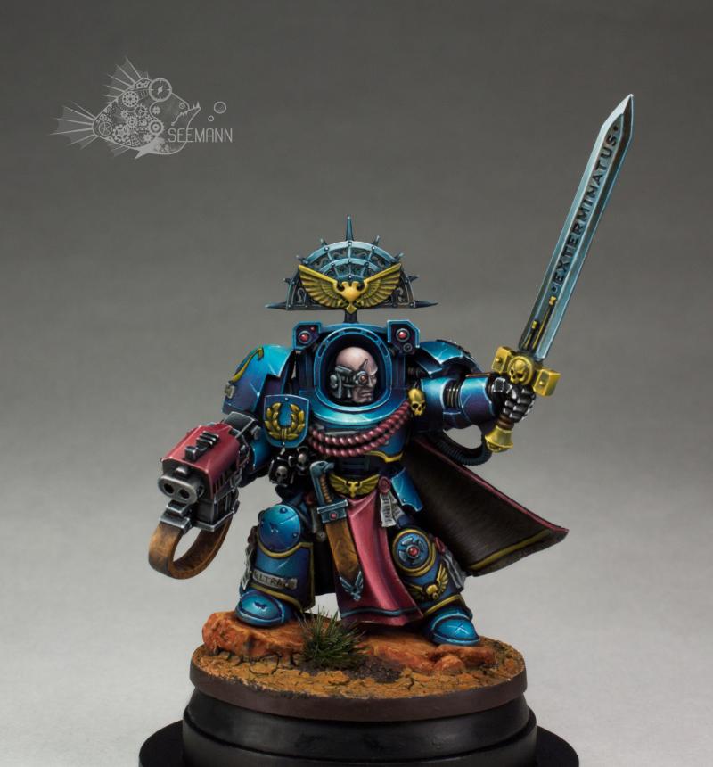 Captain, Non-Metallic Metal, Terminator Armor, Ultramarines ...