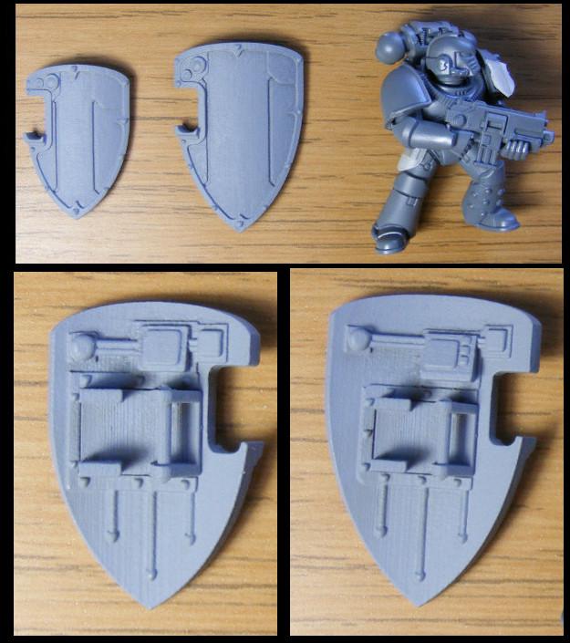 3d Printed, 3d Printing, Boarding Shield, Space Marines - boarding ...