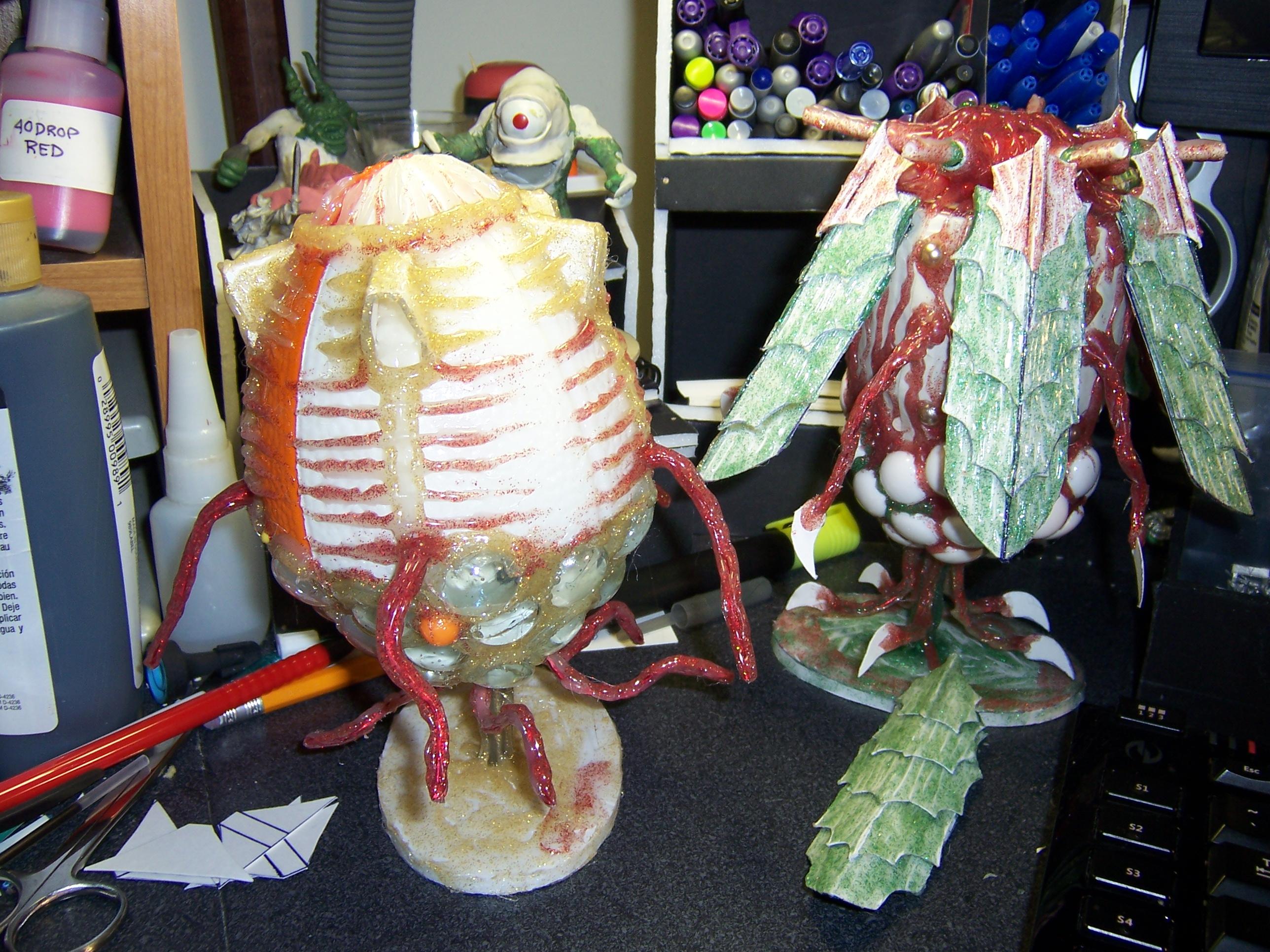 Adam's, Custom, Tyranids, Tyrannocyte, Work In Progress - Building a ...