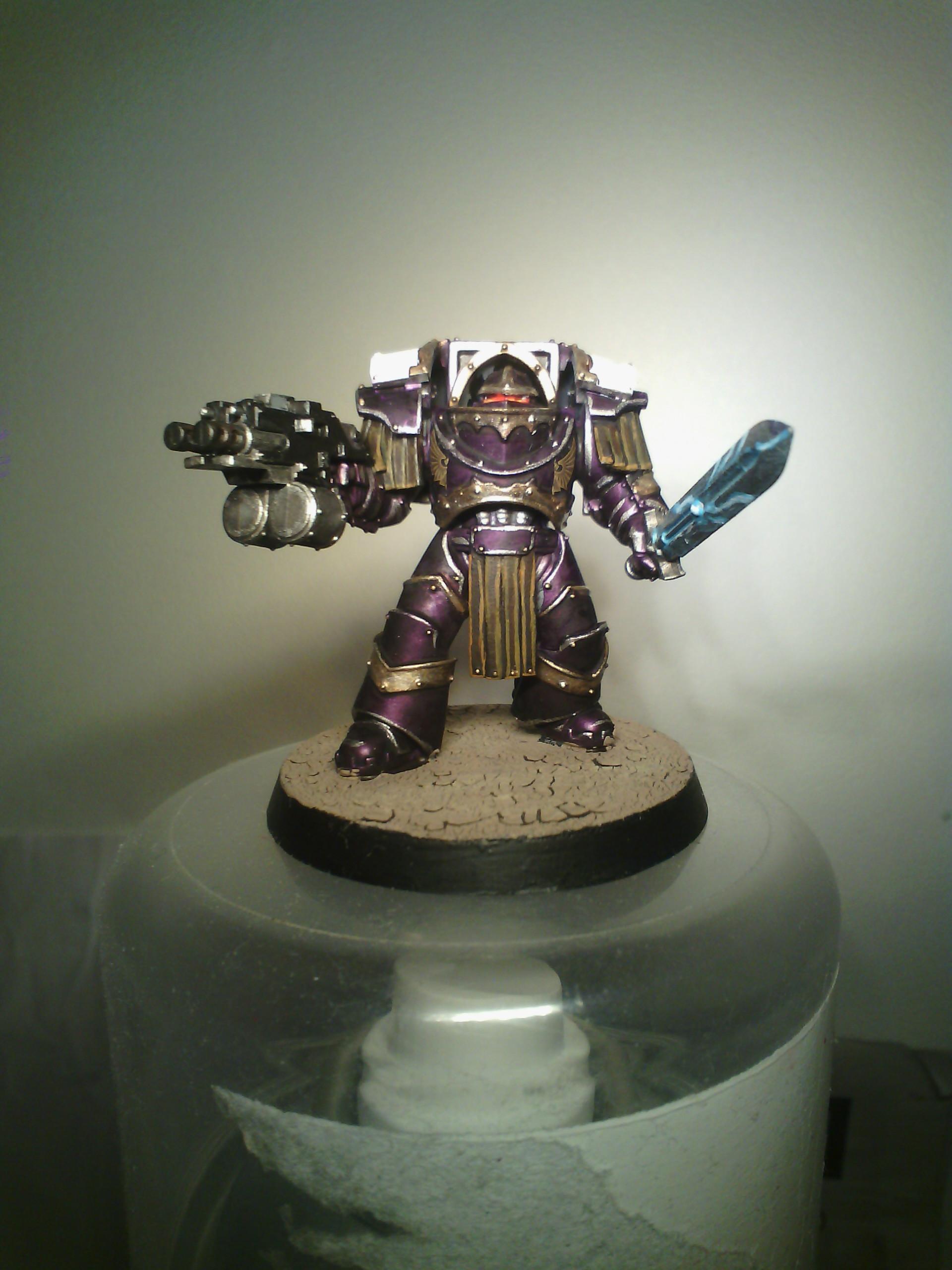 30k, Cataphractii, Emperor's Children, Power Sword, Purple, Space ...