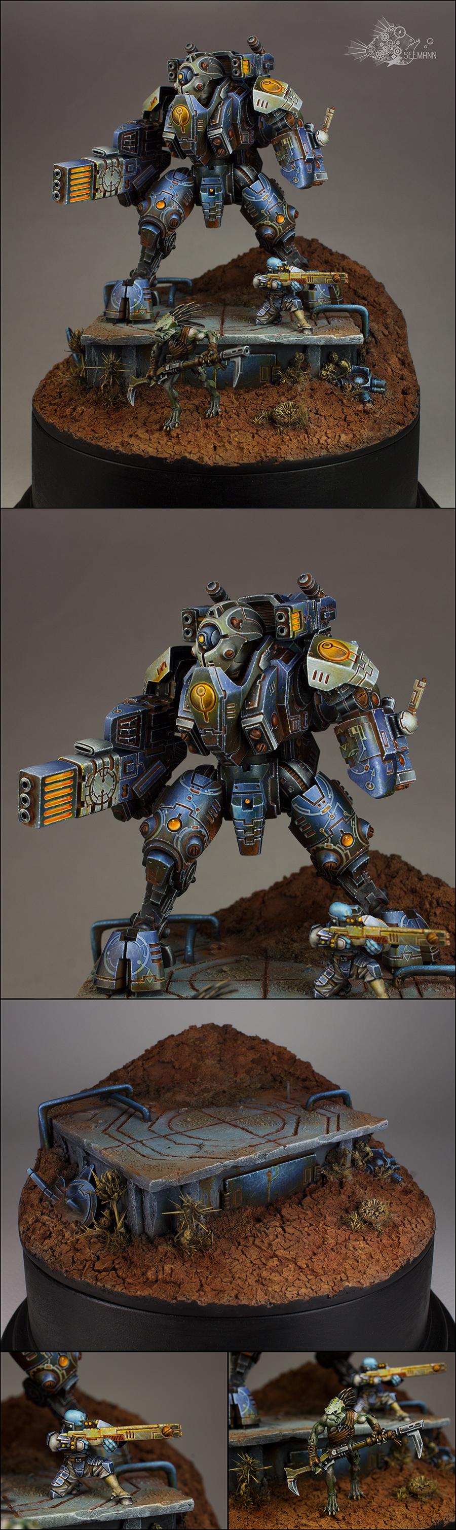 Battlesuit, Ghostkeel, Tau, Xv95 - XV95 Ghostkeel Battlesuit - Gallery ...