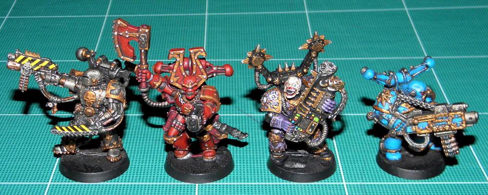 Berzerker, Chainaxe, Chaos, Chaos Space Marines, Combi-melta, Emperor's ...