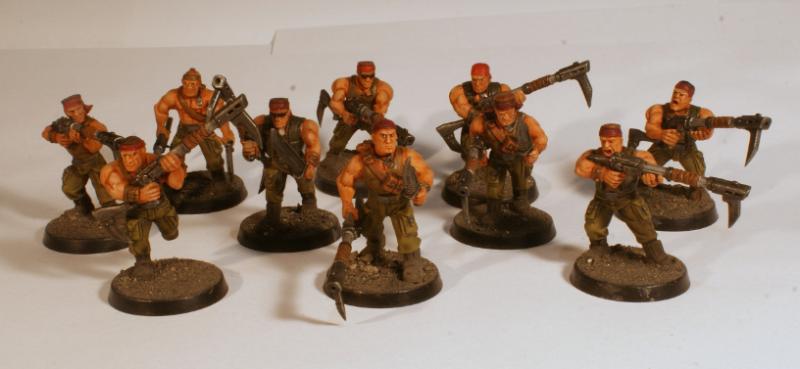 Catachan, Conversion, Kroot, Tau, Warhammer 40,000 - Human Kroots ...