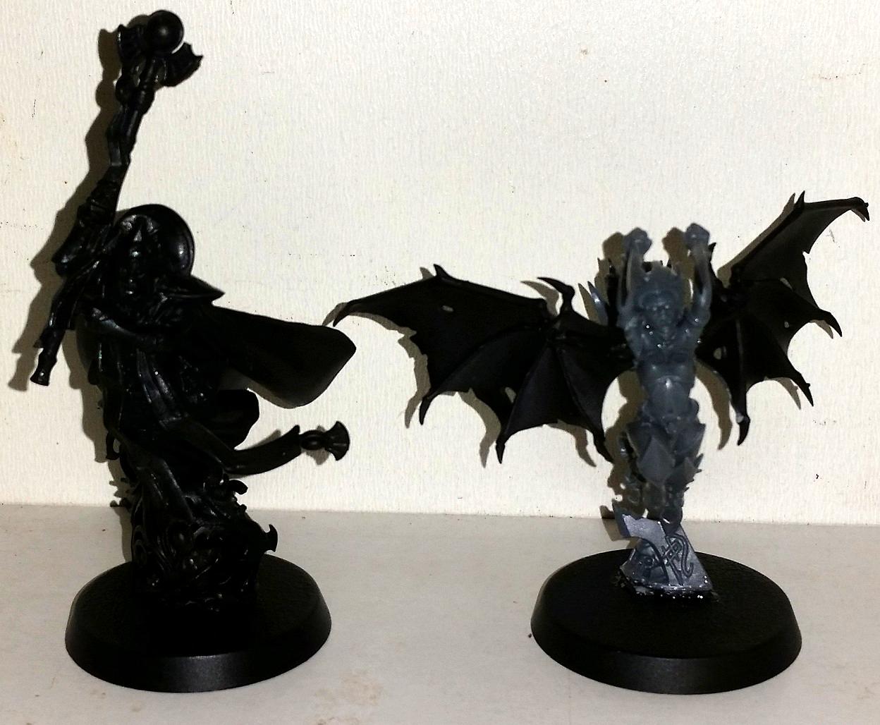 Lich Necromancer and winged vampire WIP - Lich Necromancer and winged ...