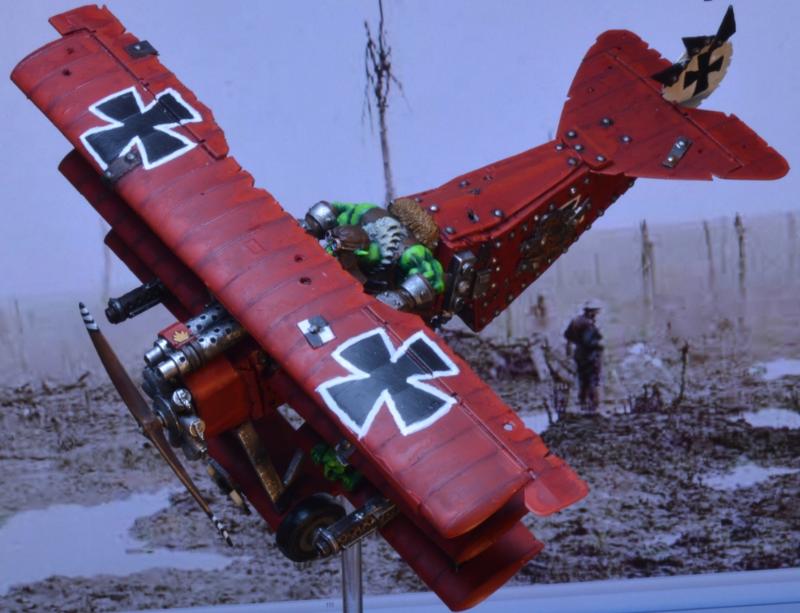 Conversion, Dakka Dakka, Flyer, Fokker, Ork Red Baron, Orks, Red ...