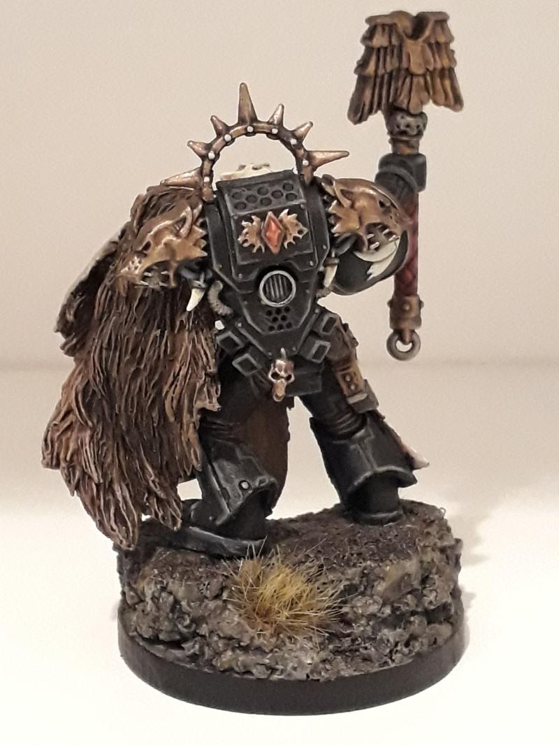 Chaplain, Space Wolves, Wolf Priest - Wolf Priest Back View - Gallery ...