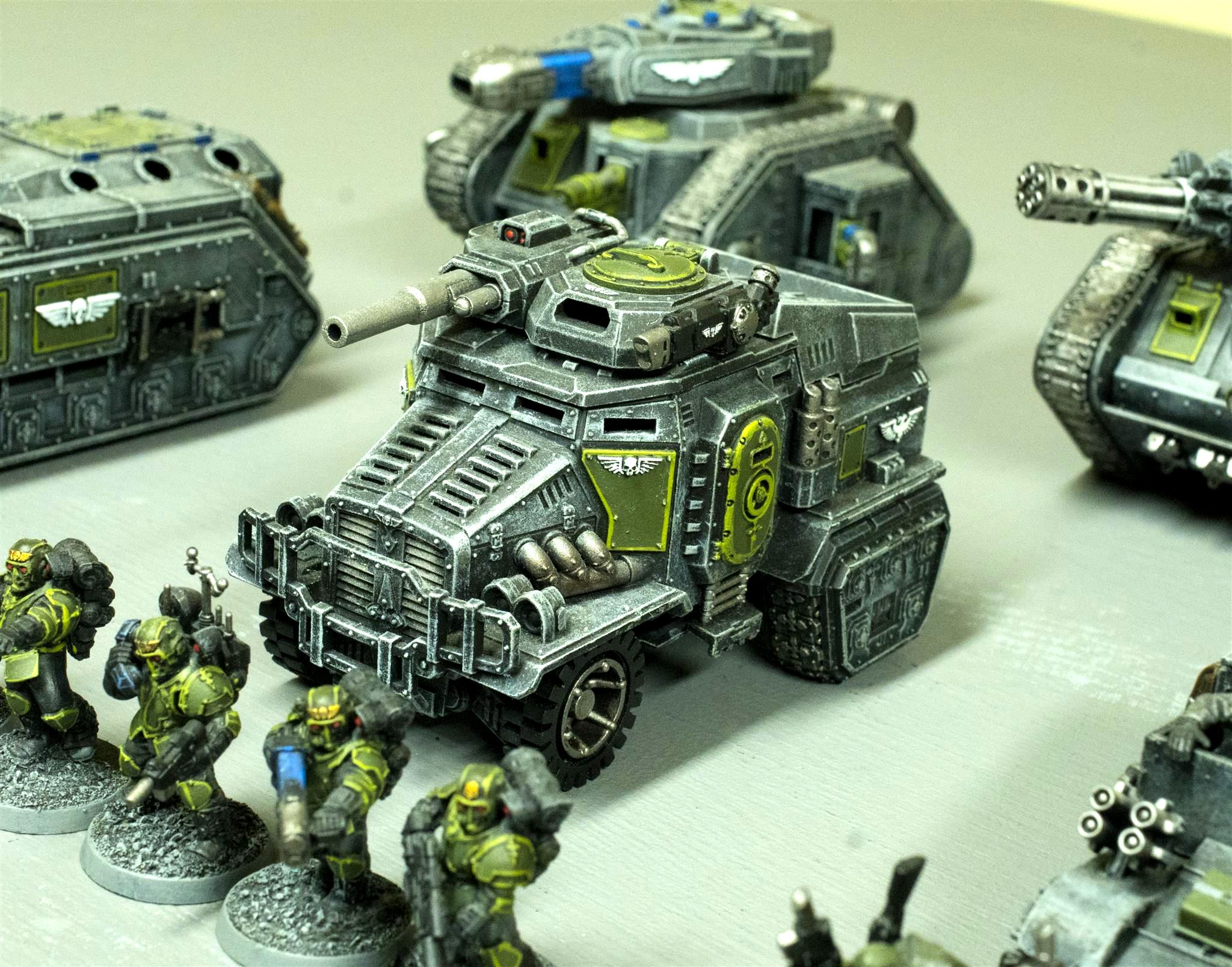 317th Sathanas Hoplites, Astra Militarum, Conversion, Converted Taurox ...