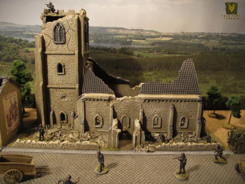 20mm, Buildings, Church, Terrain, Wargames, World War 2 - 20mm WW2 ...