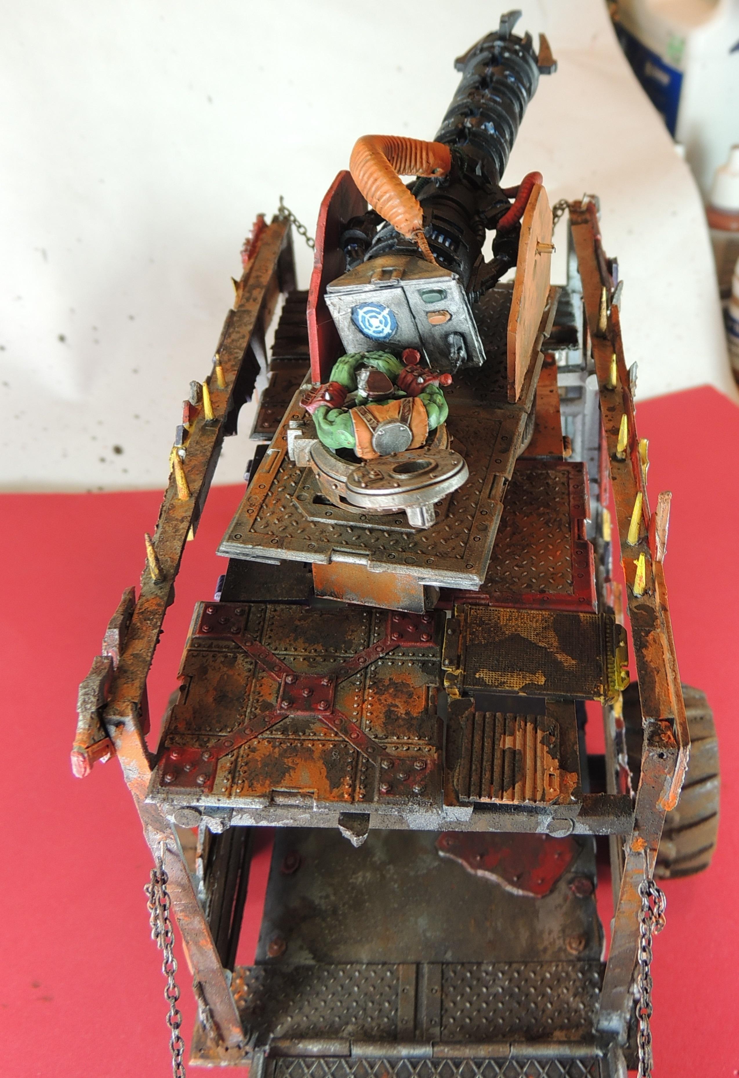 Battlewagon, Orks, Scratch Build - Battlewaaaaghon Gunner - Gallery ...