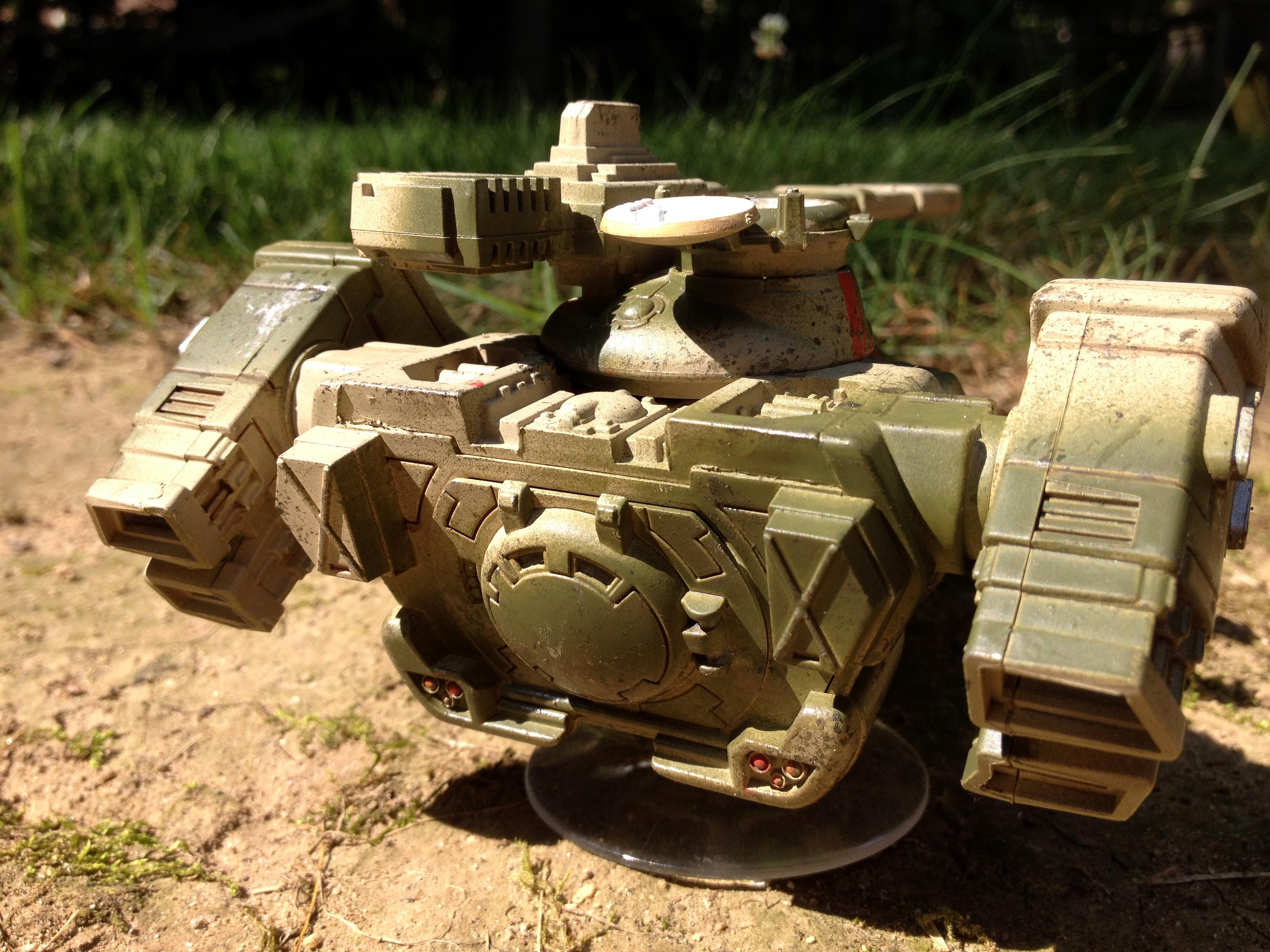 Camouflage, Damaged, Gue'vesa, Hammerhead, T'au, Tank, Tau, Warhammer ...