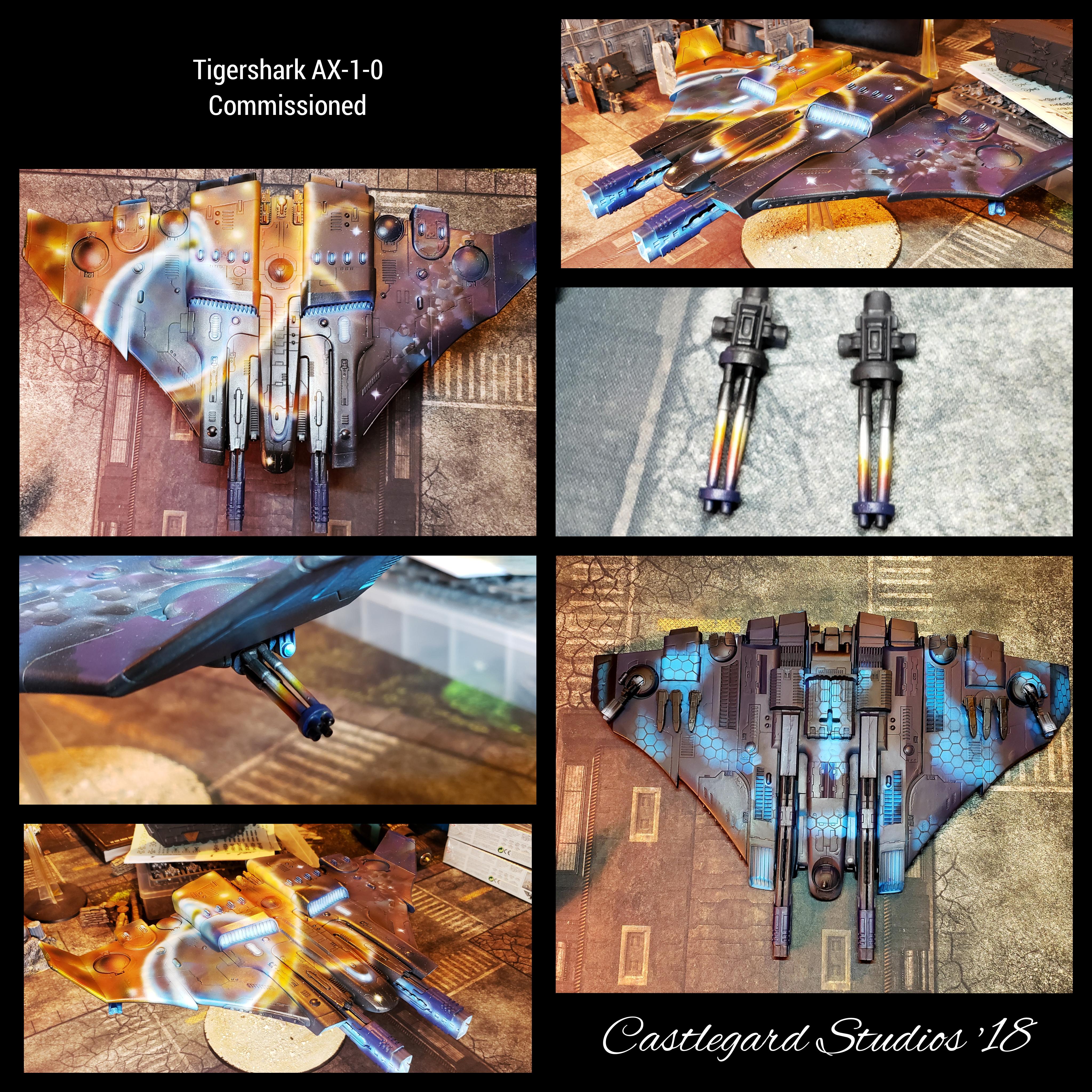 Ax-1-0, Battlesuit, Flyer, Railgun, Spaceship, Supersonic, T'au, Tau ...