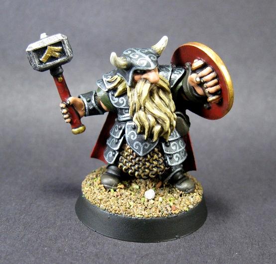 7011: Borin Ironbrow, D, Dark Heaven Legends, Dwarf Adventurer, Painted ...