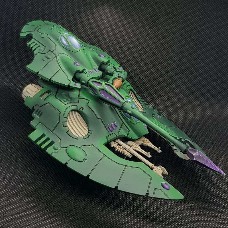 Aeldari, Airbrush, Asuryani, Craftworld, Eldar, Fire Prism, Grav Tank ...