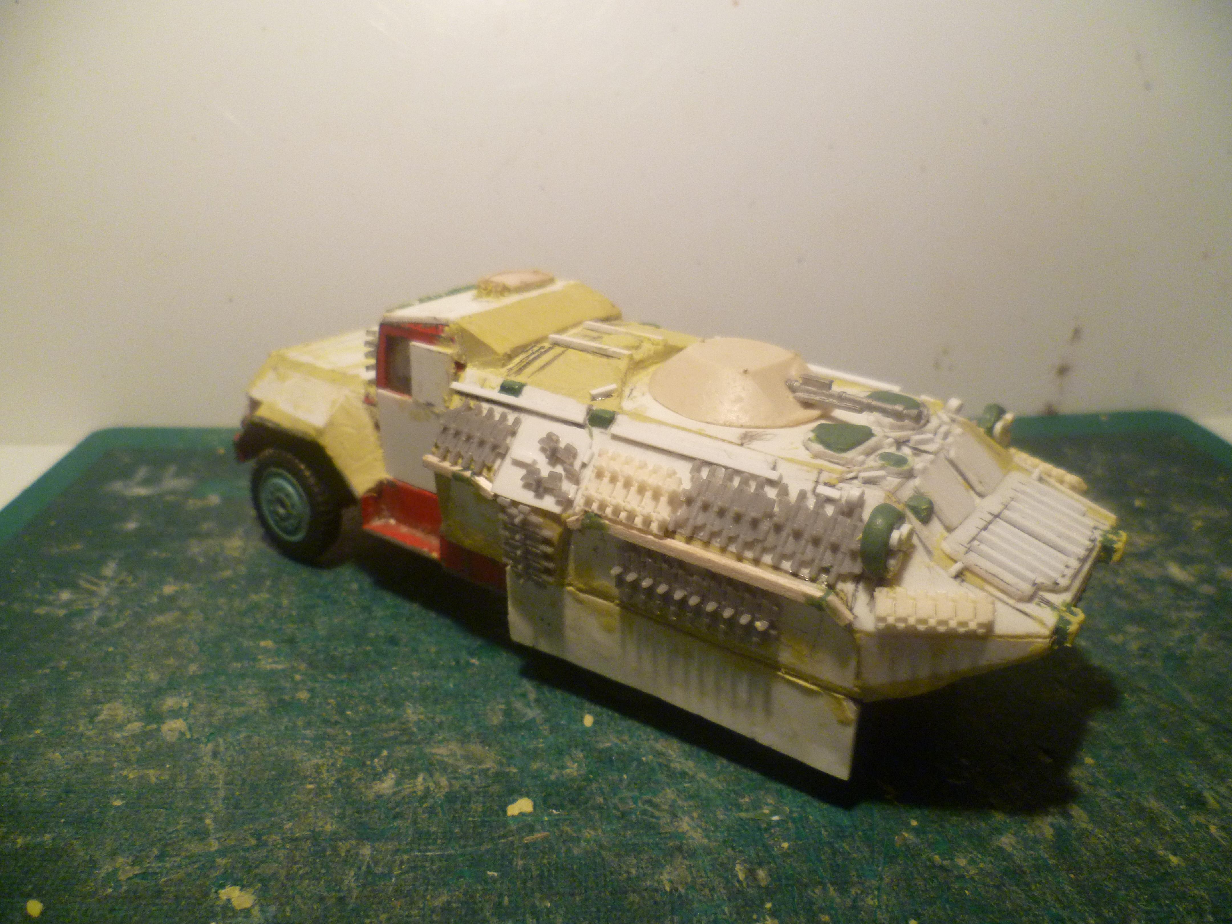 1/48th Scale Checkpoint Vehicle - Based on a Salvaged BTR-80 : r ...