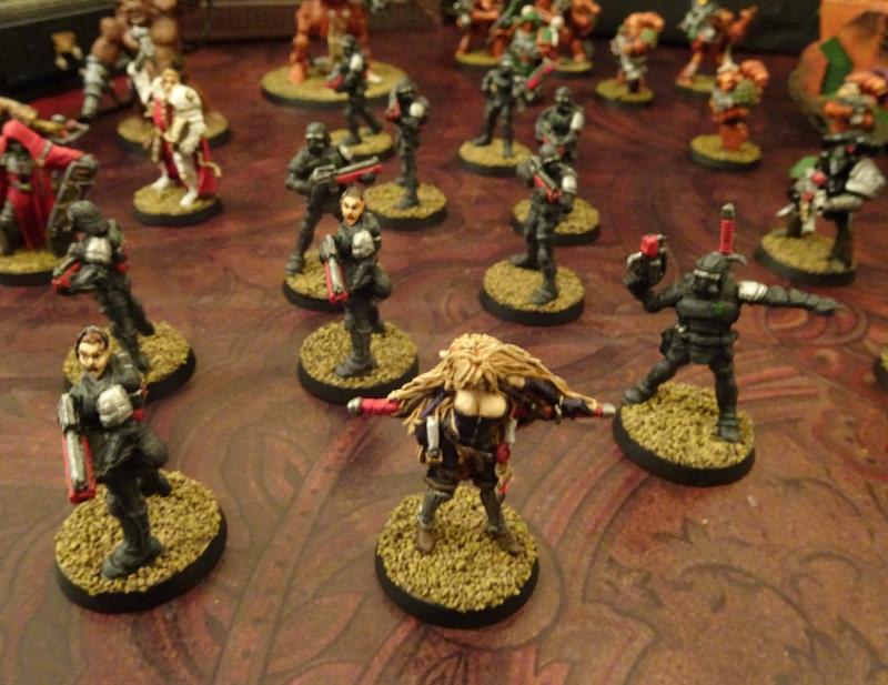 Inquisitorial Stormtrooper Squad Altor, led by Navigator Tiresia ...