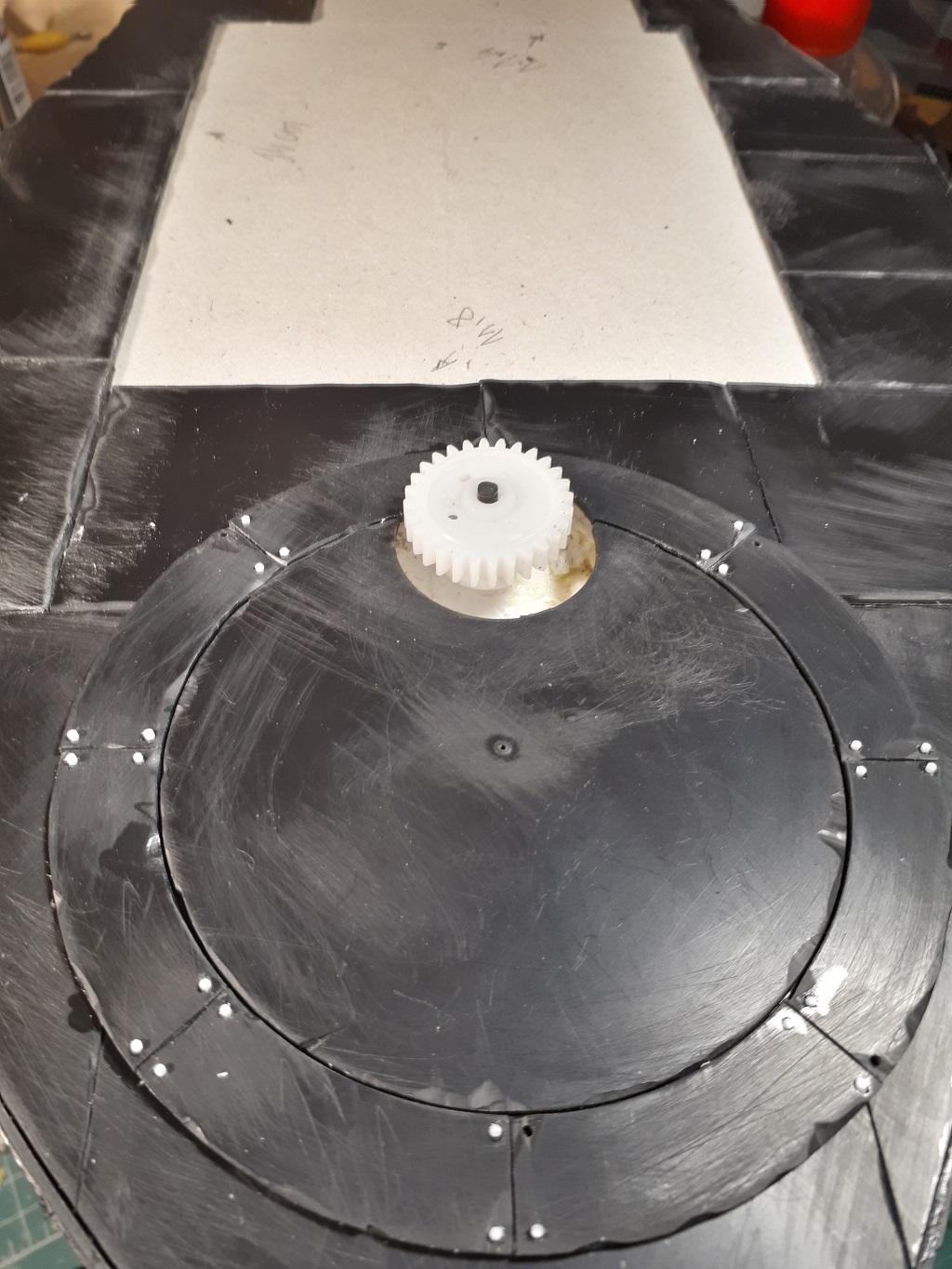 First steps with deck. Main turret base - First steps with deck. Main ...