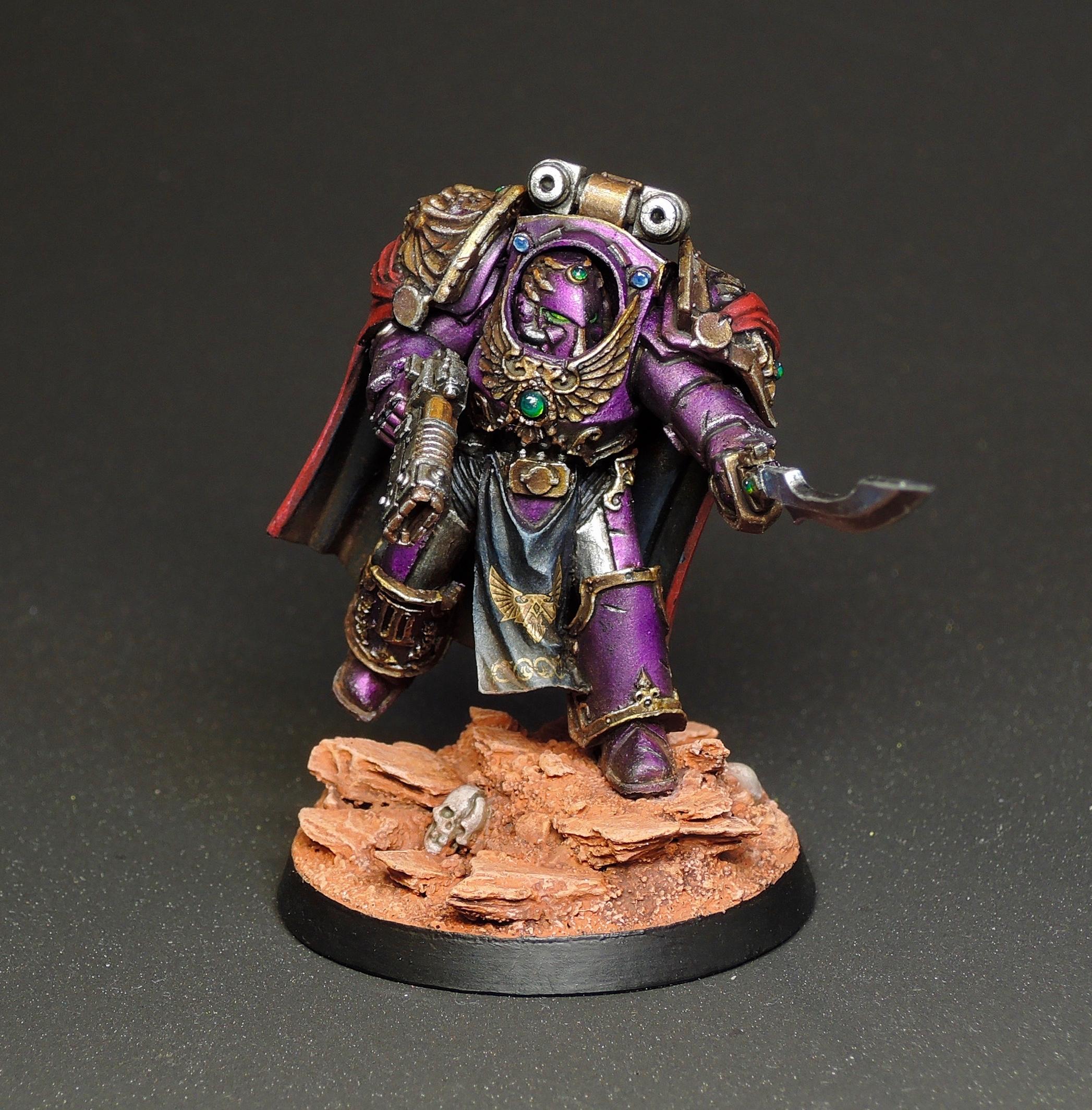30k, Airbrush, Captain, Chaos, Character, Conversion, Desert, Emperor's ...