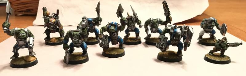 Base, Basing Project, Bunch Grass, Cork, Flock, Orks, Slugga Boy ...