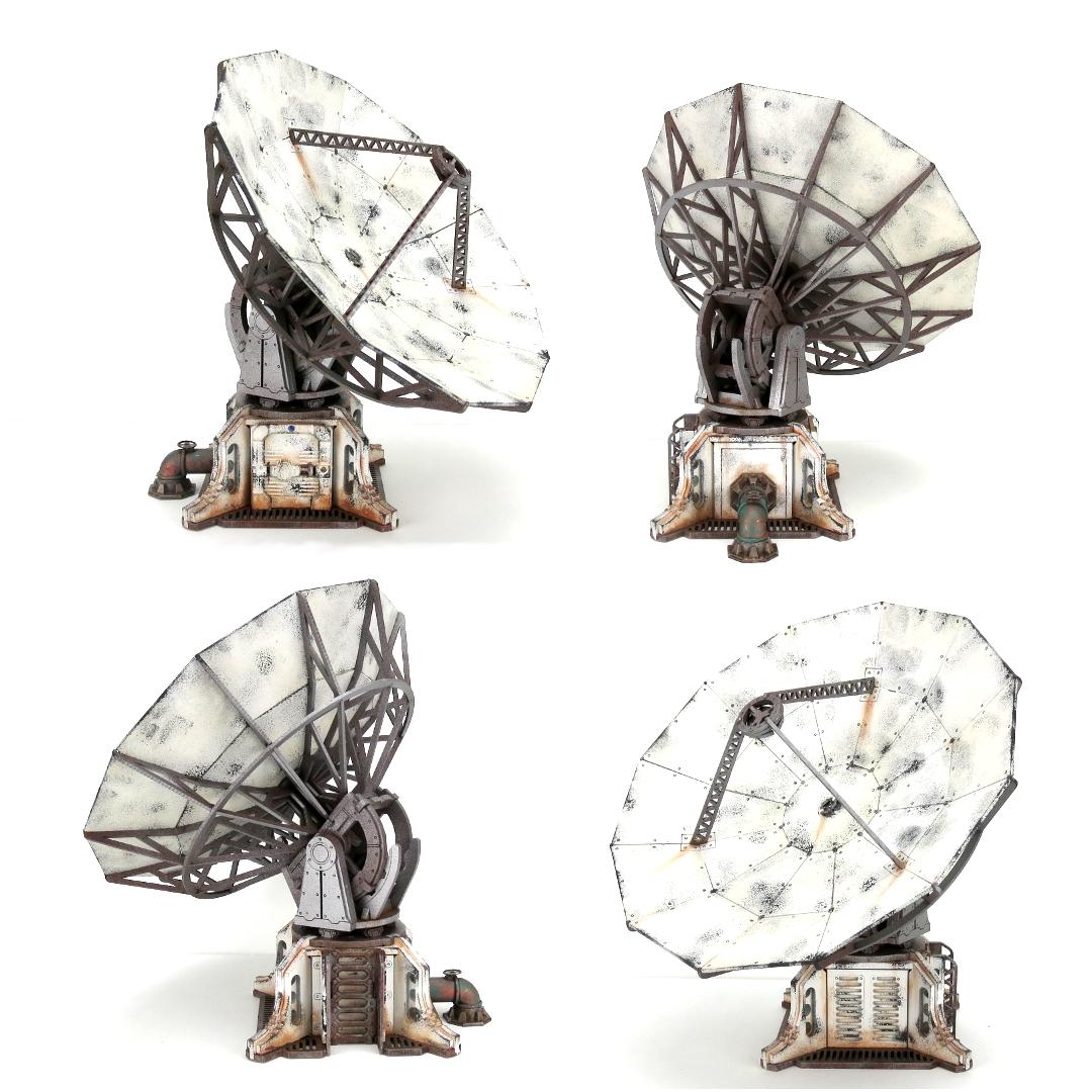 Maelstrom's Edge, Mdf Terrain Medge, Radar, Satelite Dish, Sensor Dish ...