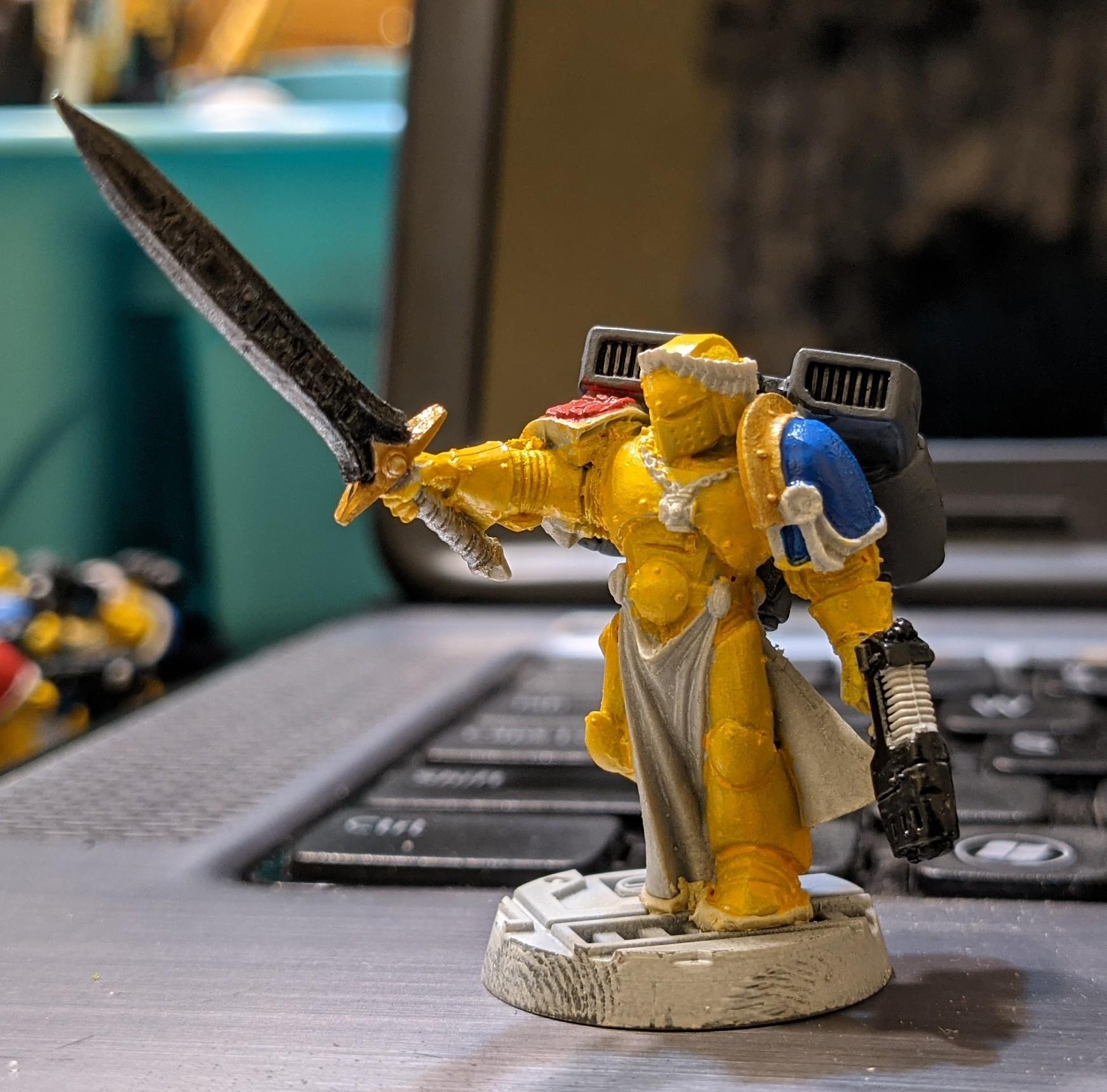 Emperor's Champion, Space Marines, Vanguard Veterans, Work In Progress ...